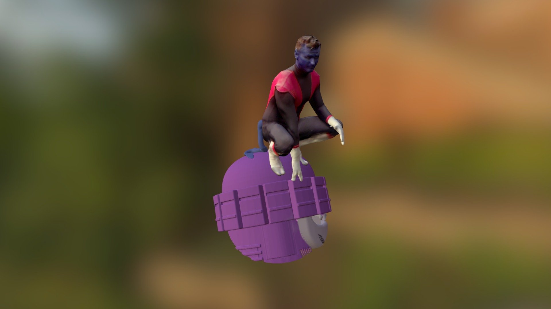 Nightcrawler on Battle Damaged Sentinel - 3D model by kcdesigns ...