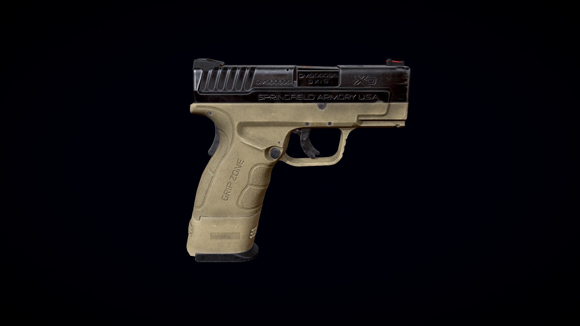 XD - MOD.2 - 3" SUB COMPACT MODEL - 9mm - 3D model by Tudorica3D ...