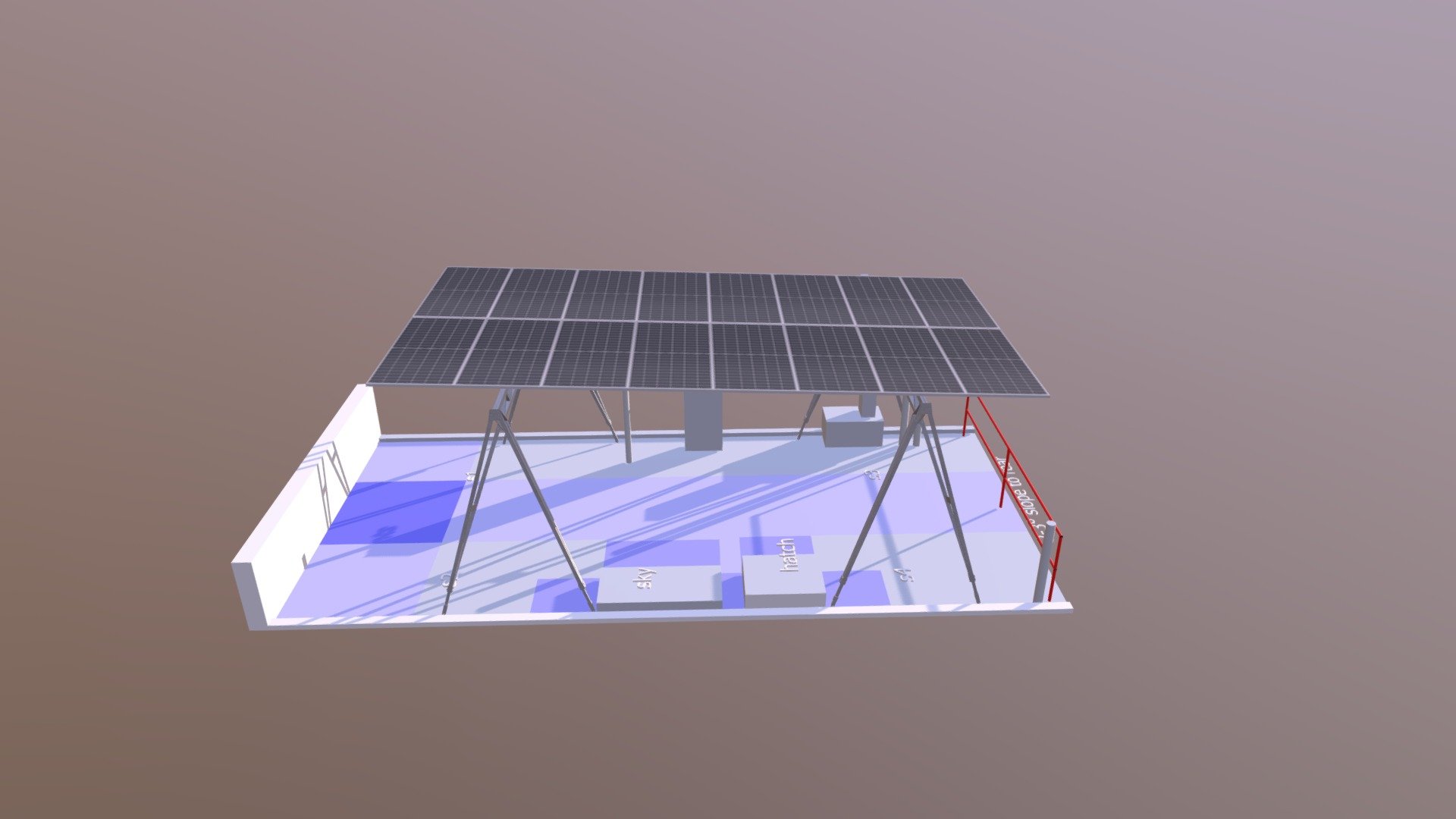 582 Lafayette Ave 16 Mod 72 Cell Canopy - 3D model by ...