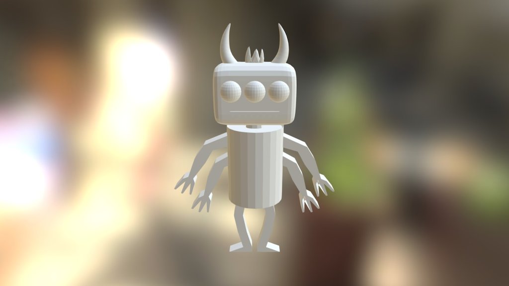 My Monster - 3D model by Lauren (@Lauren_11) [daeee3a] - Sketchfab