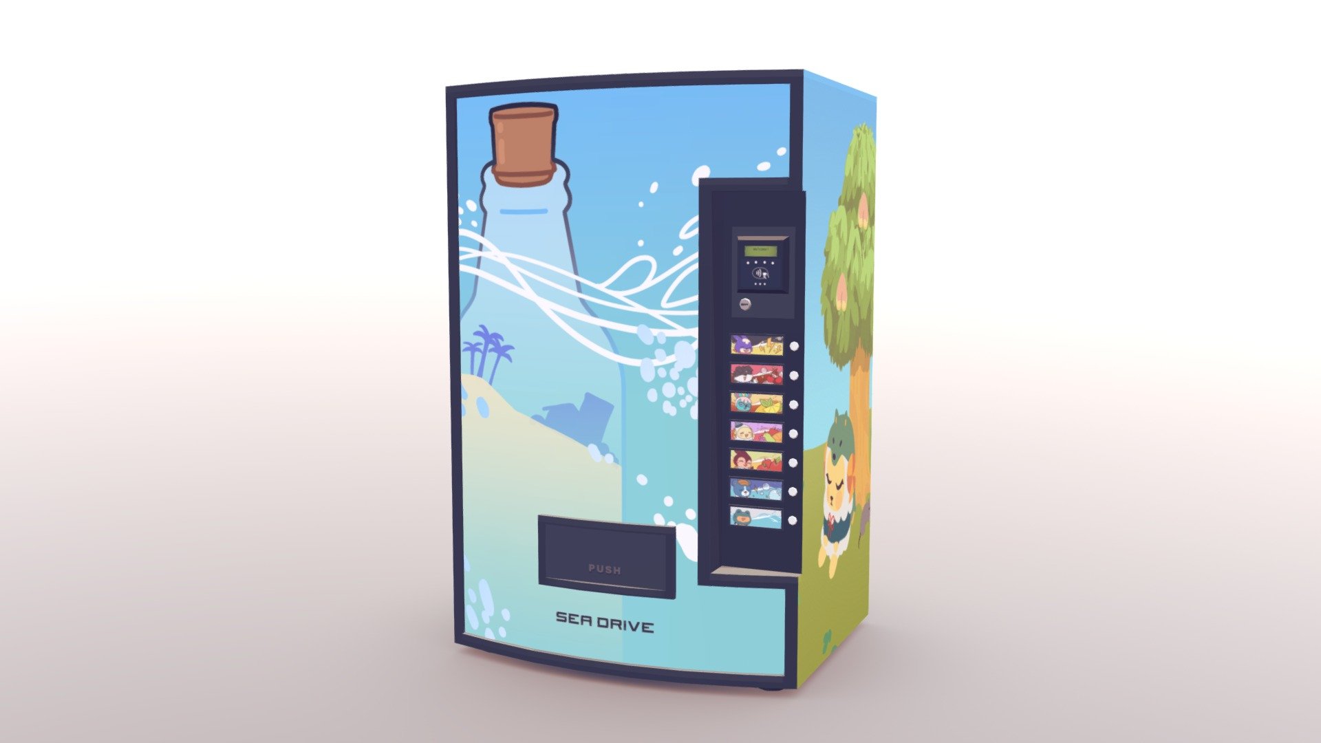 Vending Machine - 3D model by ktrinidad [daf1523] - Sketchfab