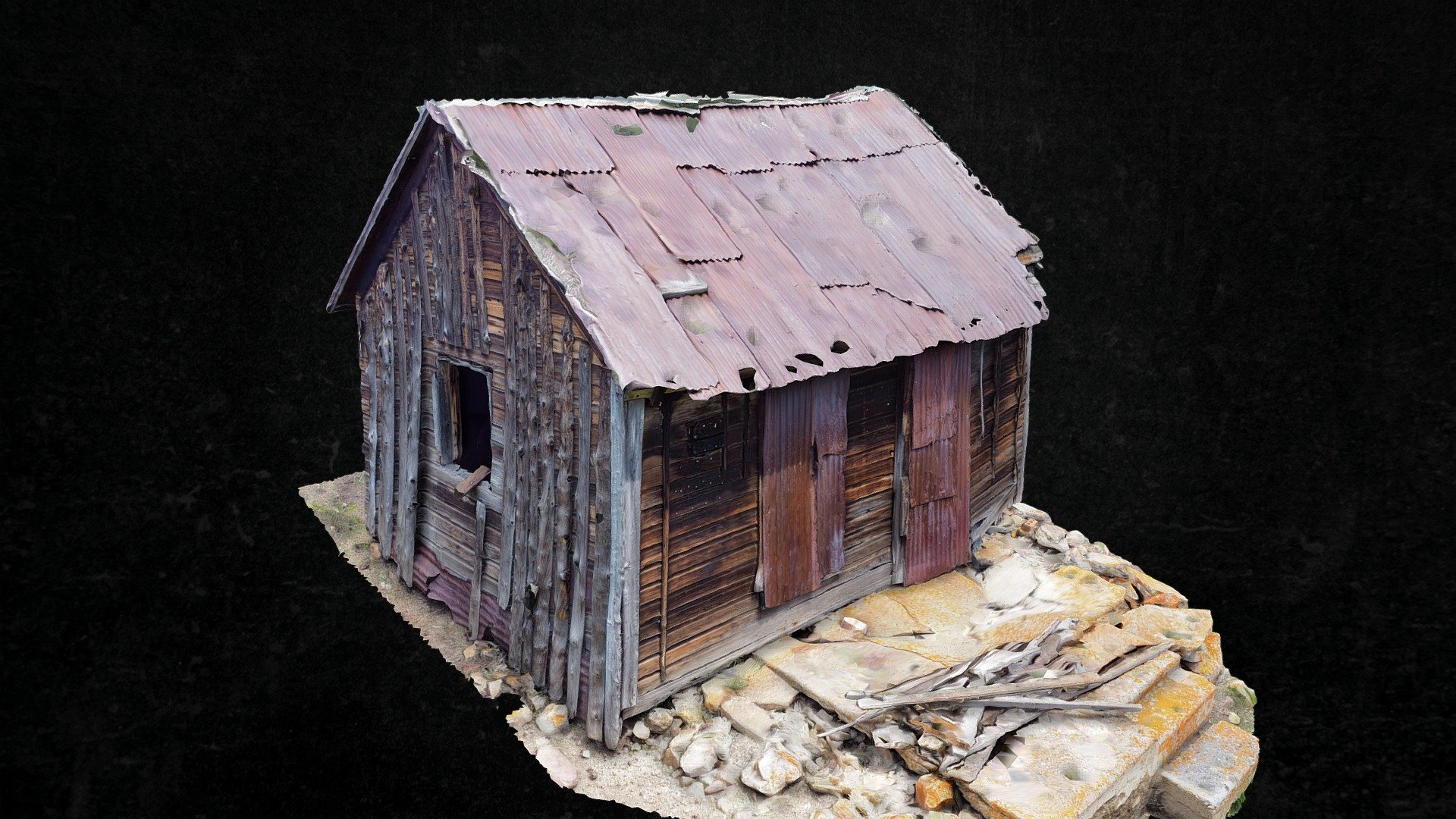 The Dorothy Rodgers cabin. - Download Free 3D model by Michael.Lohr ...