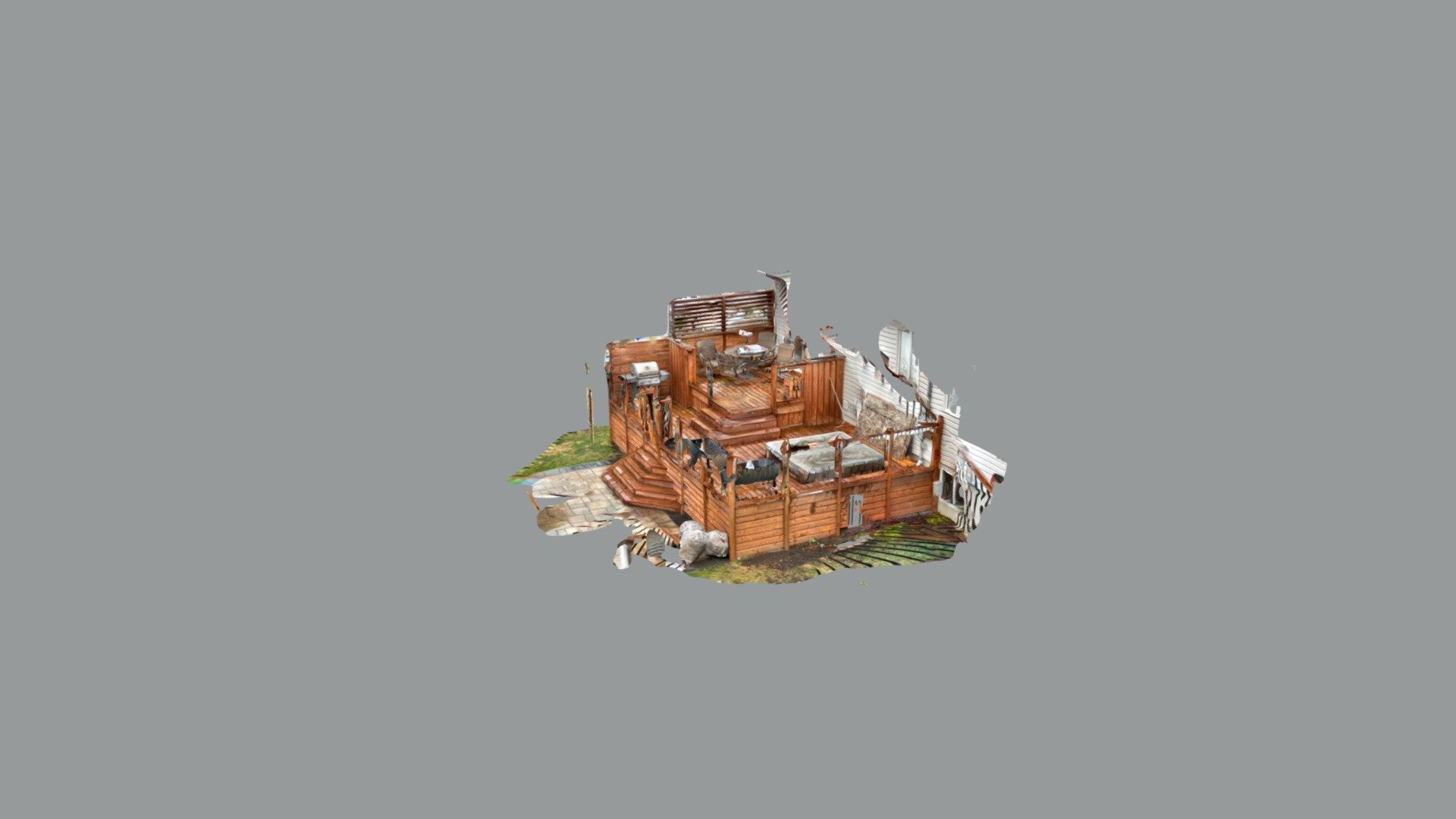 Patio 1 - Download Free 3D model by vthomas [daf3794] - Sketchfab