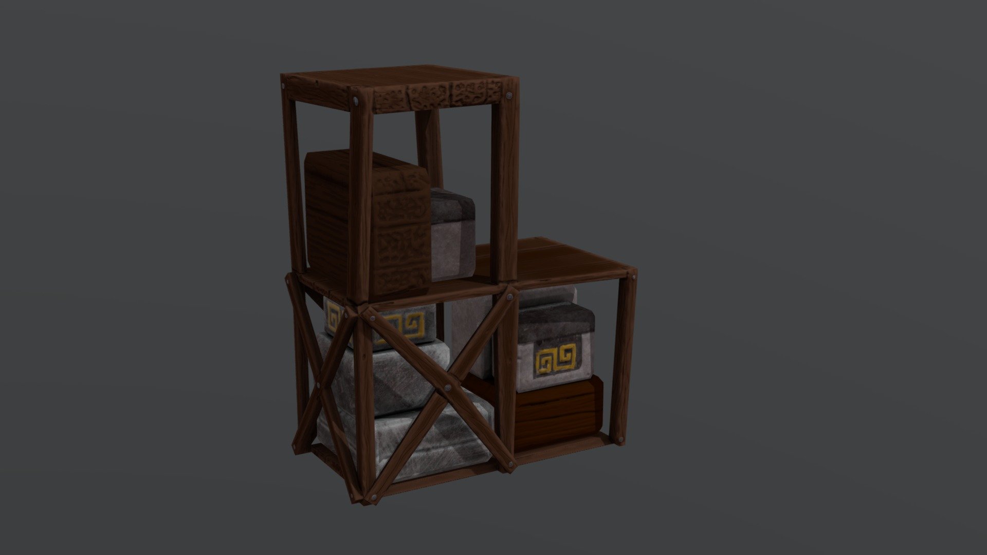Old Shelf A - 3D model by NoaDP [daf38dc] - Sketchfab