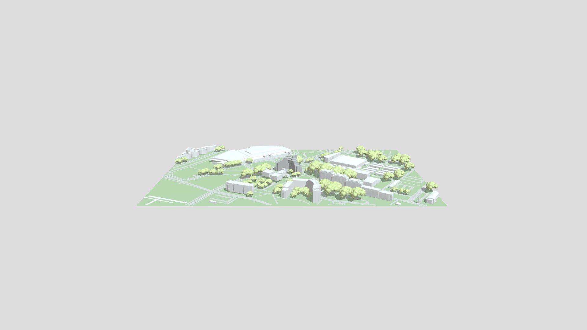 Tychy Brama Słońca - 3D model by urbanmodel [daf9938] - Sketchfab
