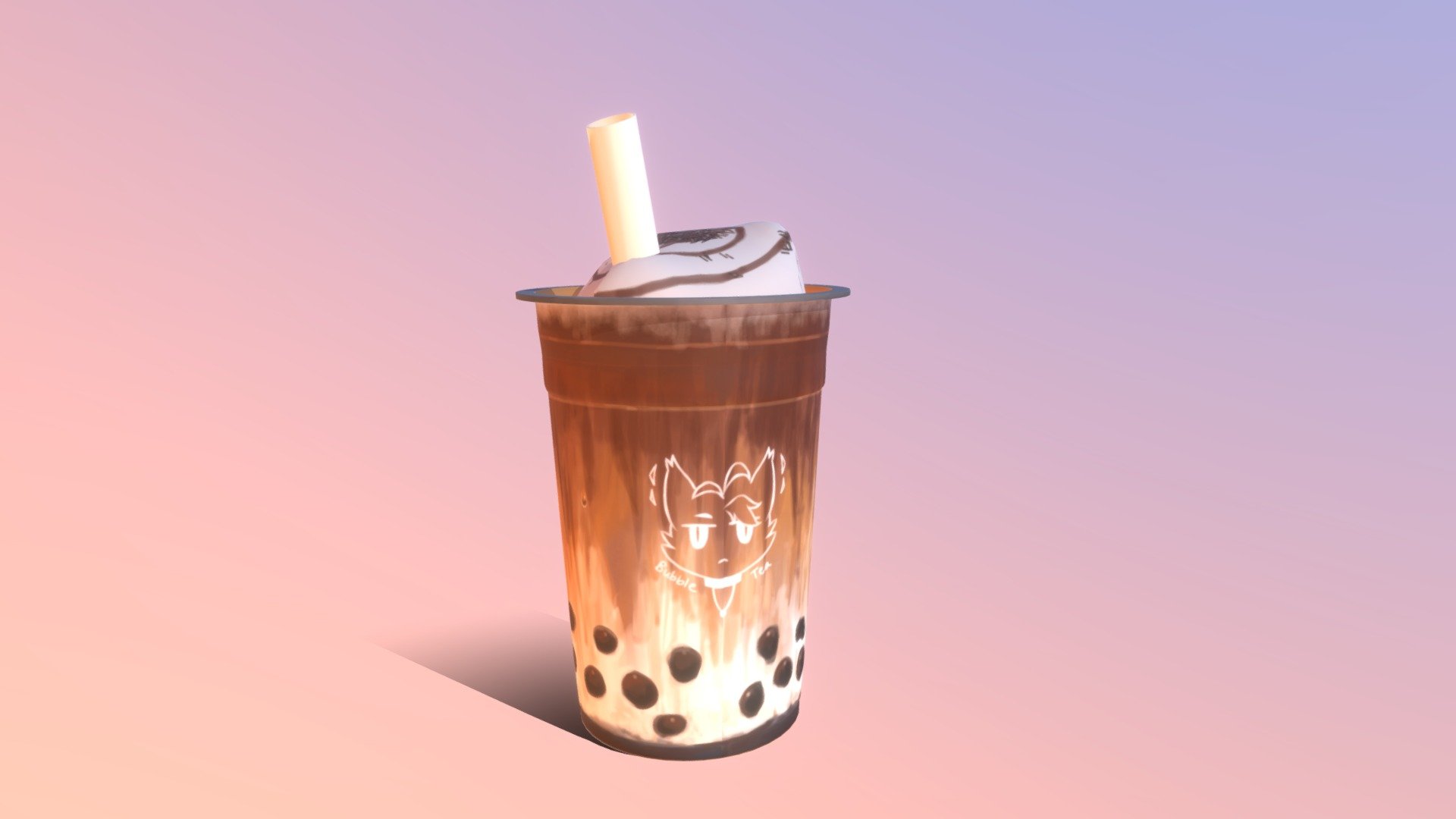 Digital Painting Bubble Tea - 3D model by XaliusEpidox [daf9b2e ...