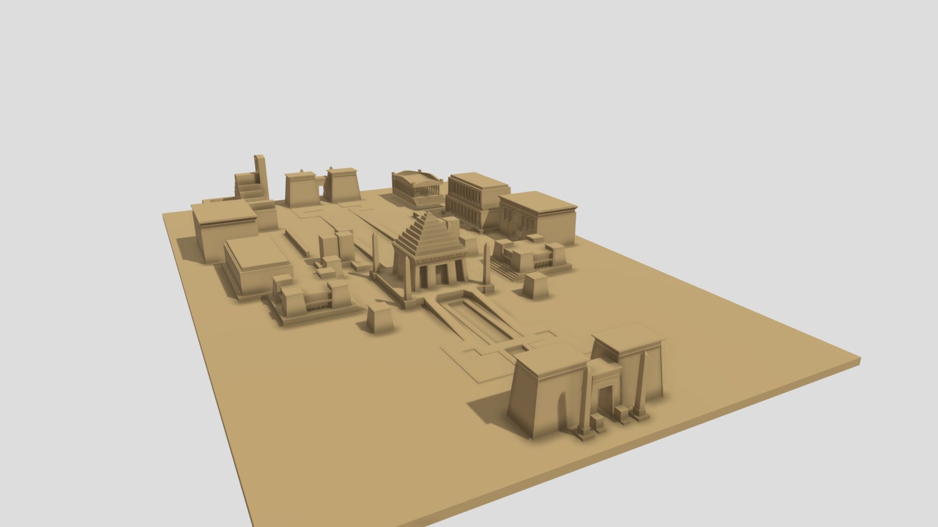 Ancient Civilization - 3D model by Banendu (@bsmeher1986) [daf9cc9 ...