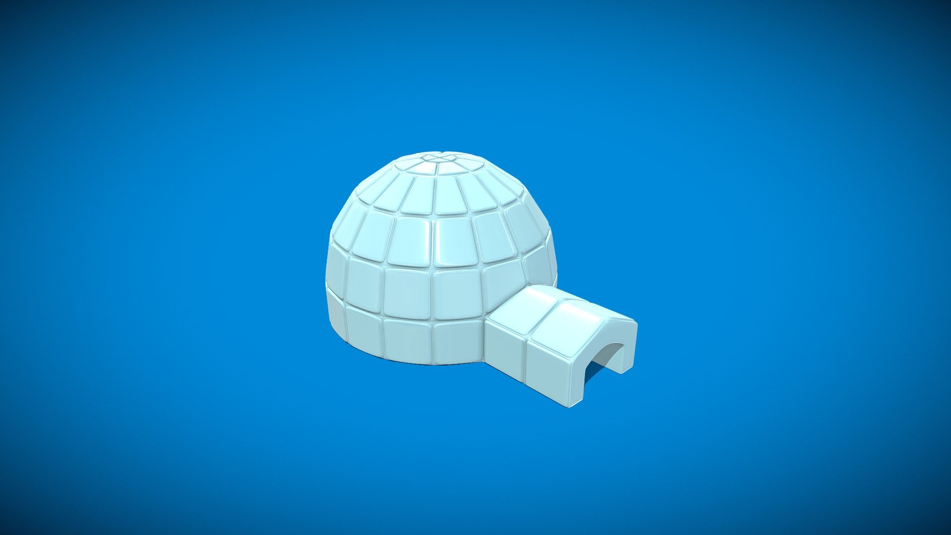 Igloo 3D Model - Buy Royalty Free 3D model by Sandeep Choudhary ...