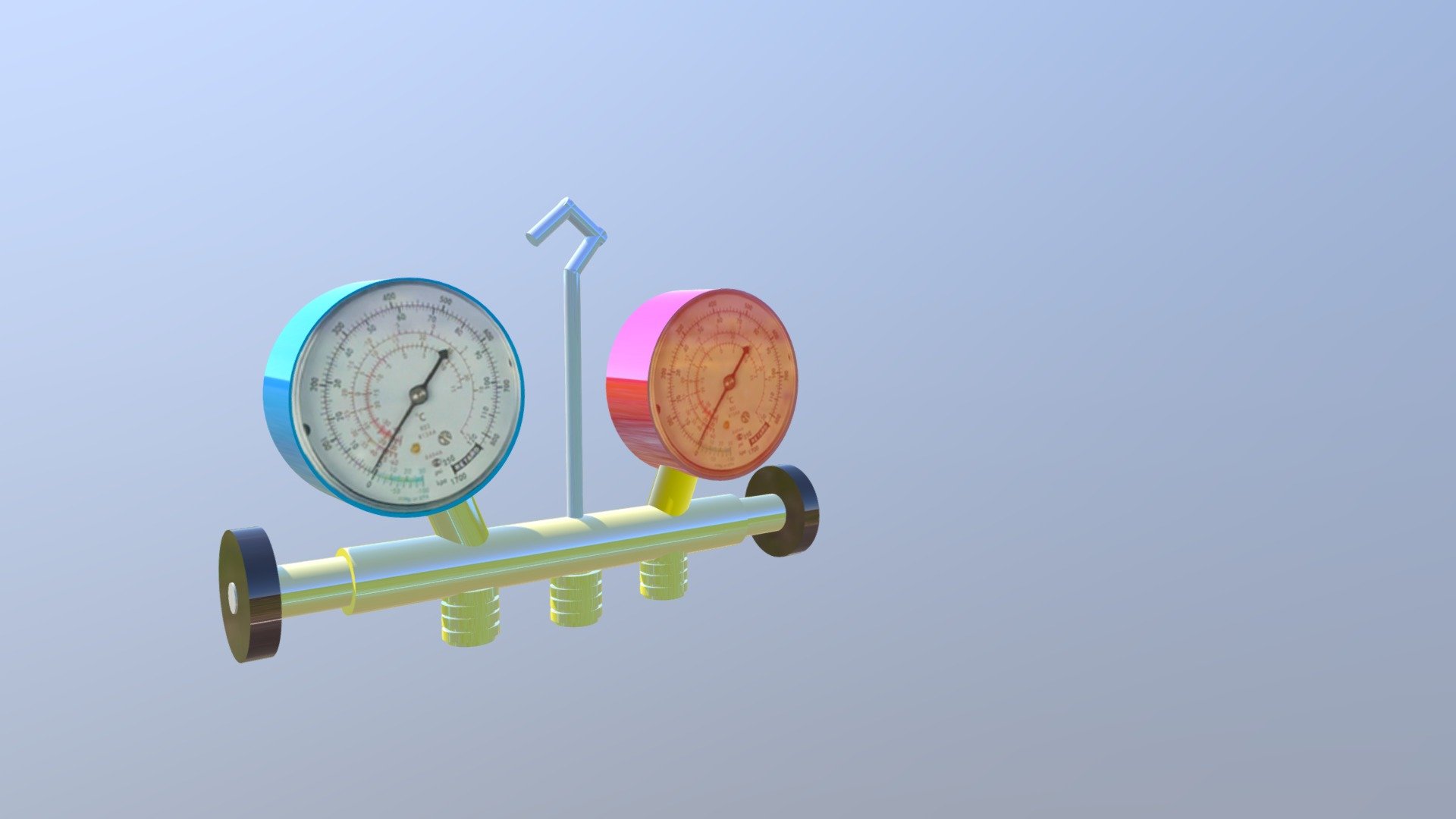 Manifold Gauge - Download Free 3D model by rifdiano [dafb6dd] - Sketchfab