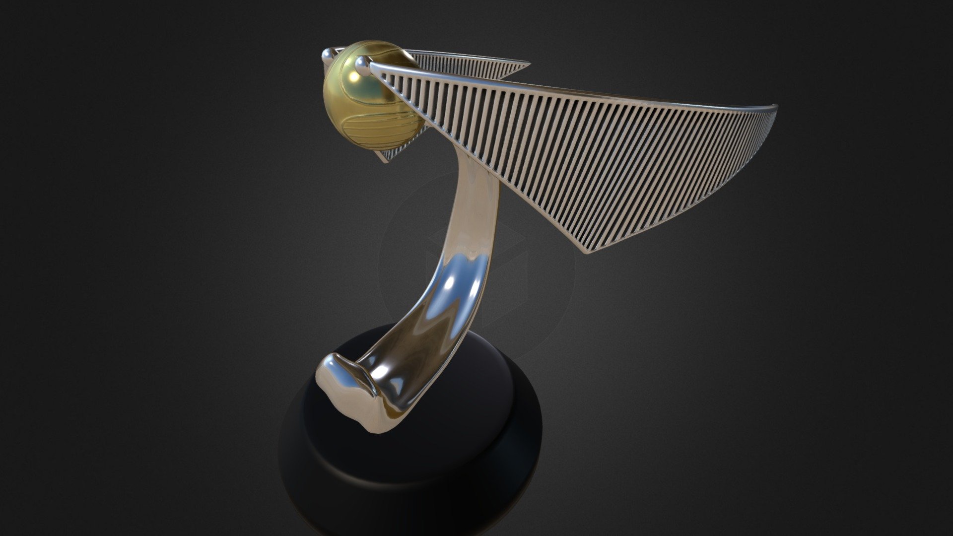 Golden Snitch - 3D model by Milan Adamov (@MilanAdamov) [dafe48c ...