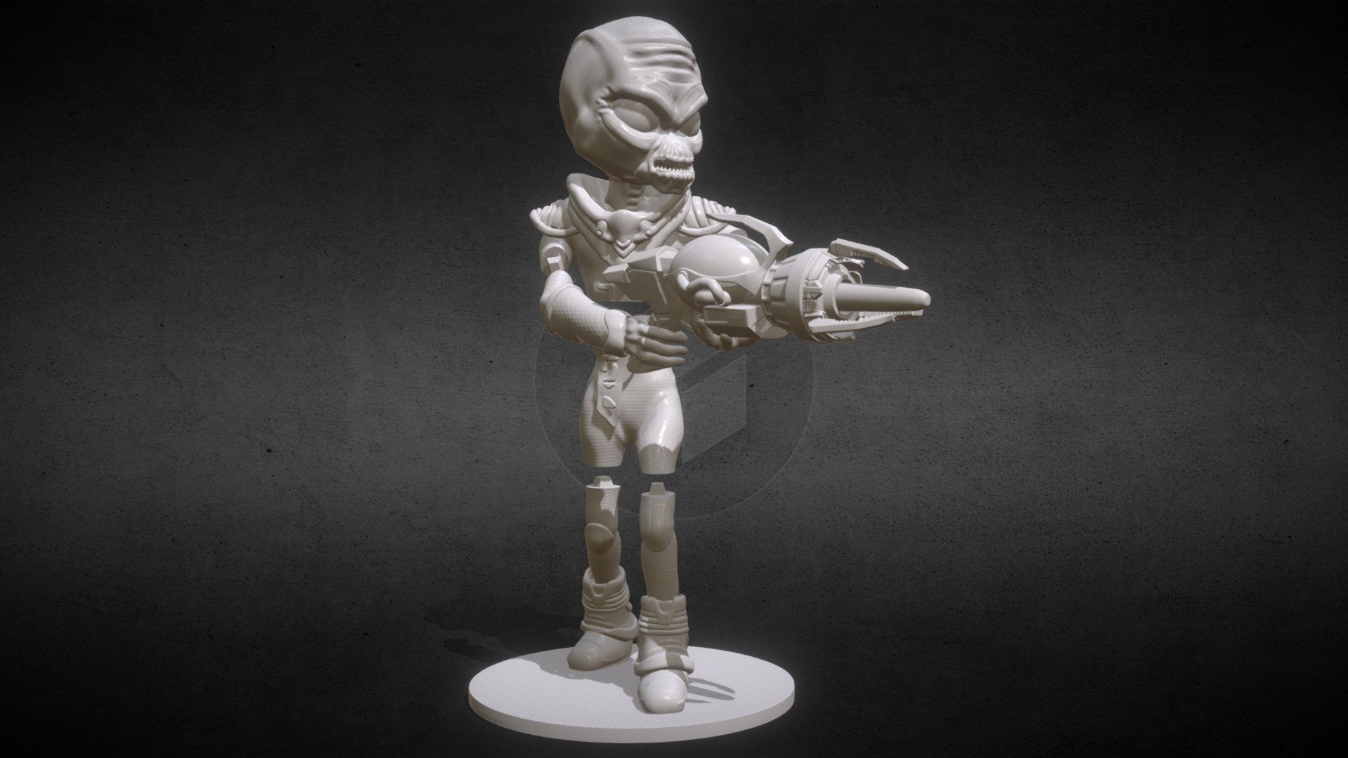 Crypto 137 Sculpture by Parts Preview - Buy Royalty Free 3D model by ...