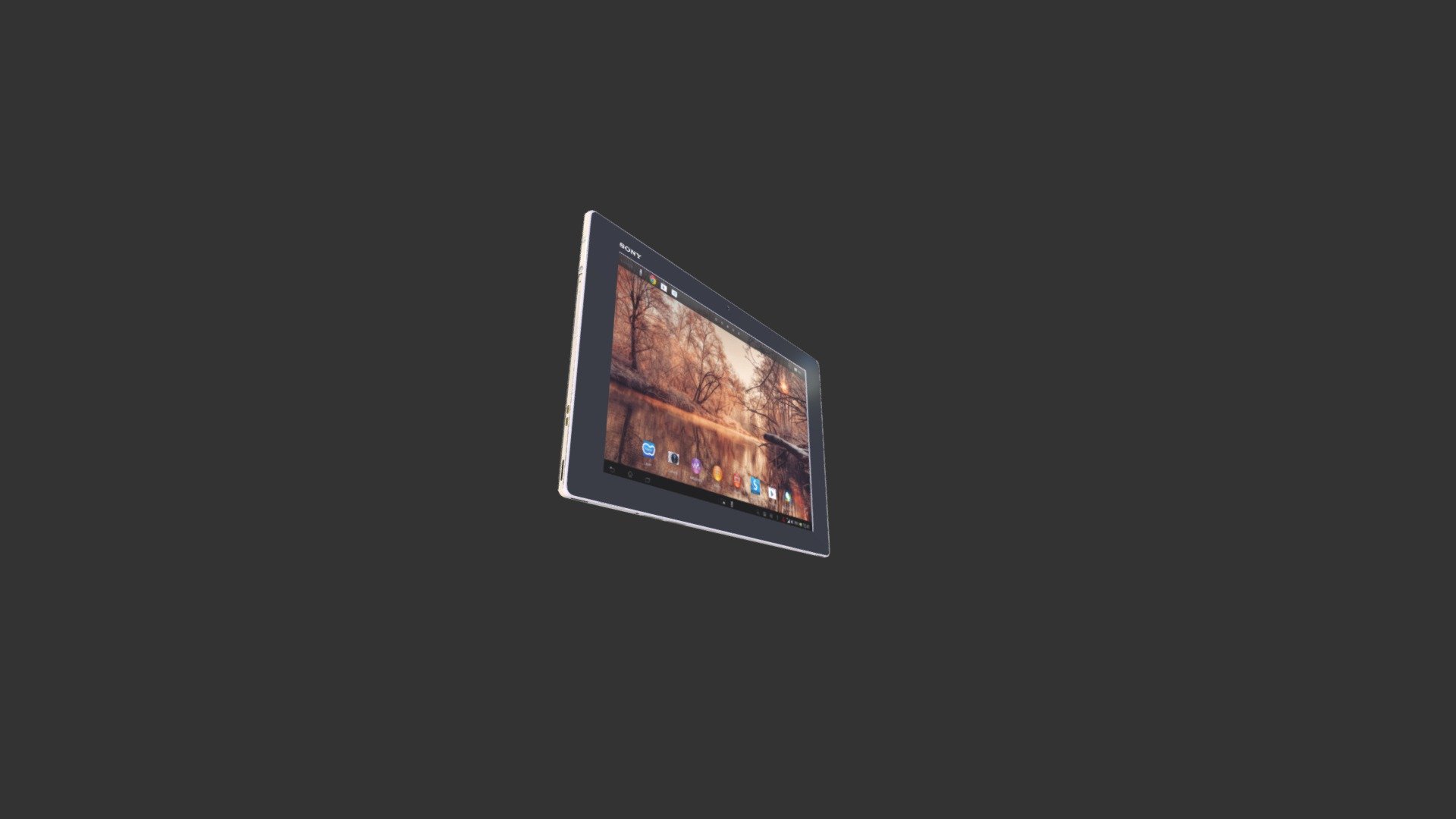 Sony Xperia Tablet Z (White) - 3D model by Damian Winter (@Daymos ...