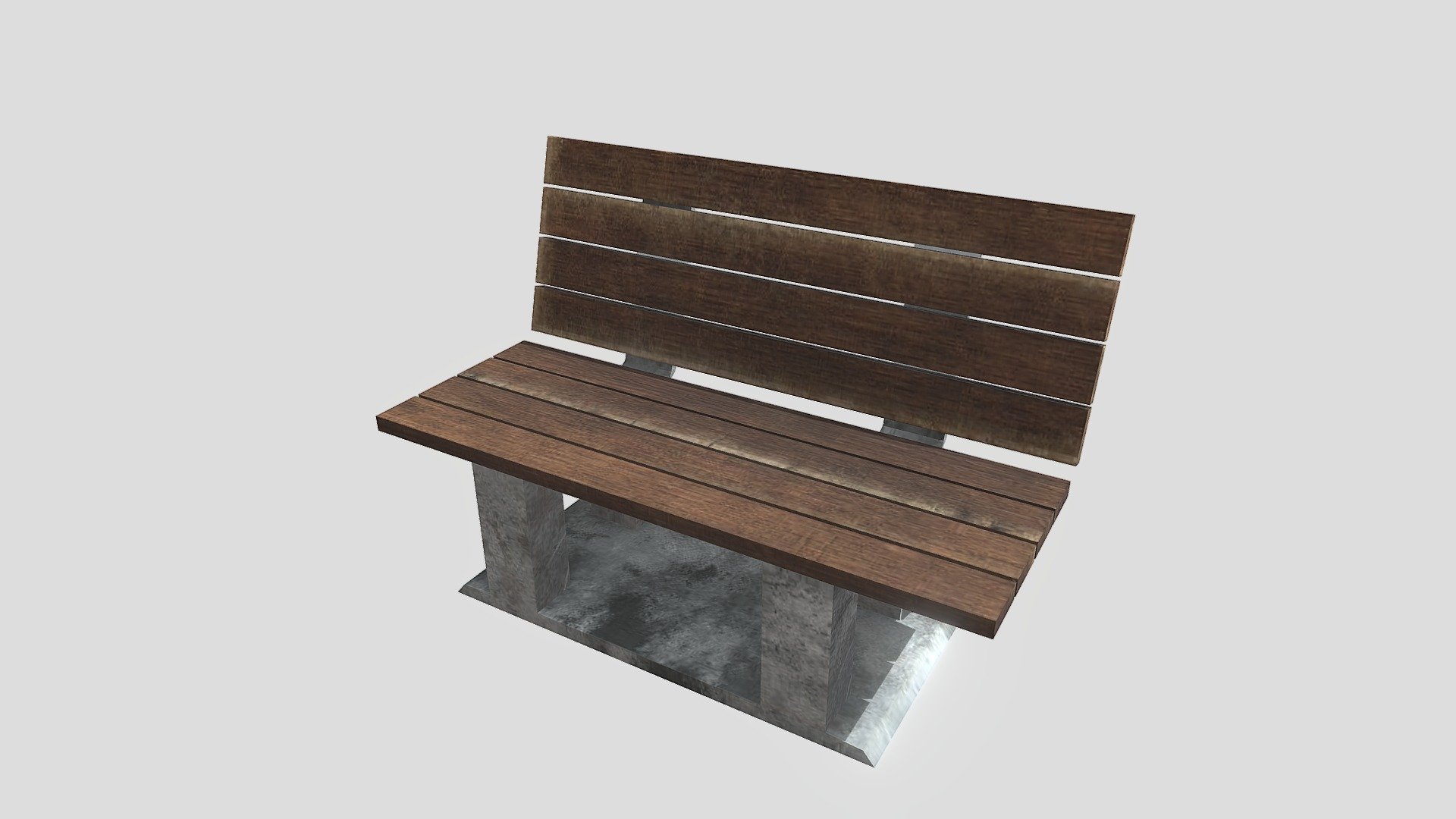 Bench - Download Free 3D model by HTCDR(Dara) (@HTCDR) [db001cf ...