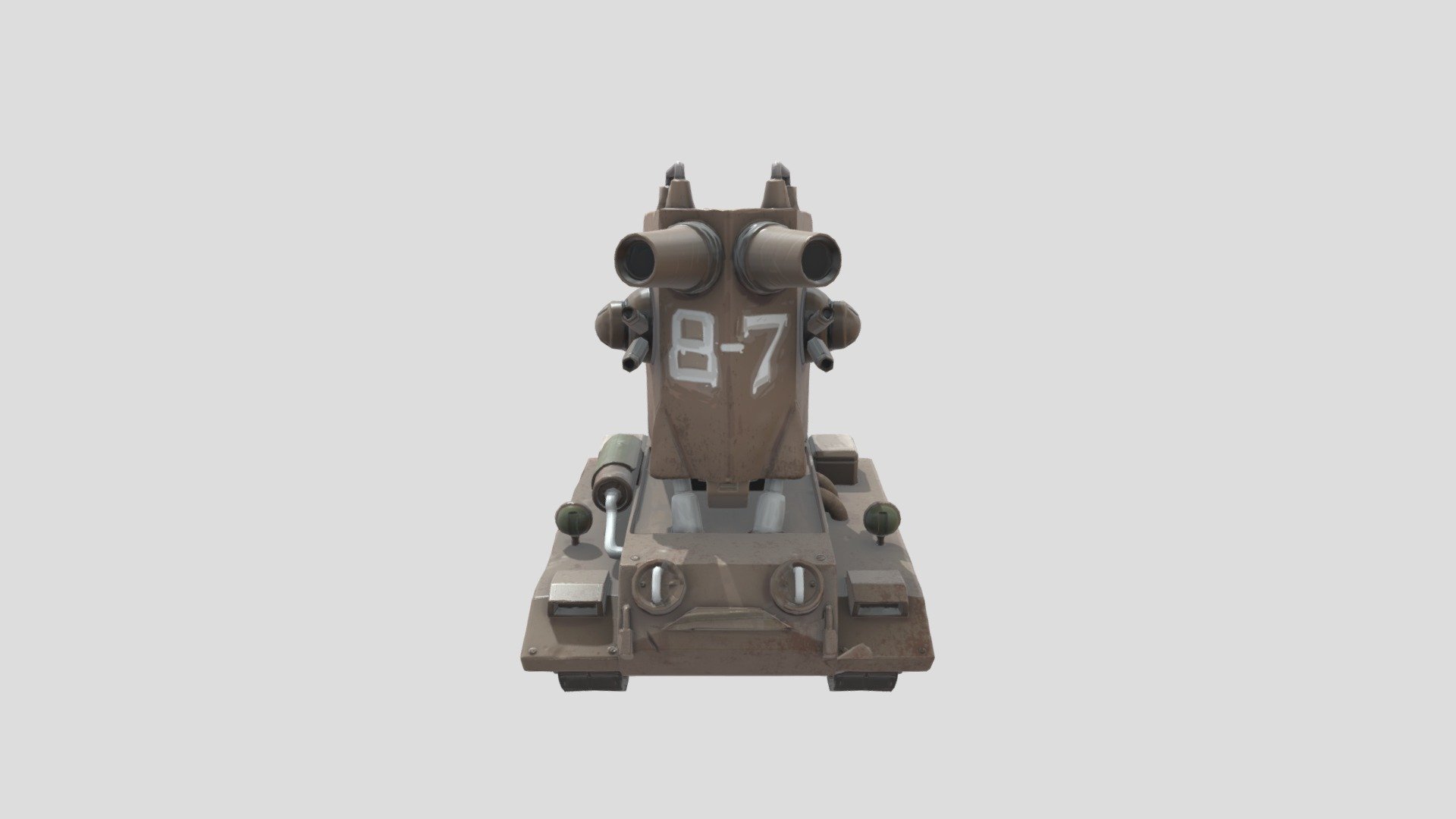 Metal slug fan art Hermit Tank - 3D model by Slime.Chen [db008b6 ...