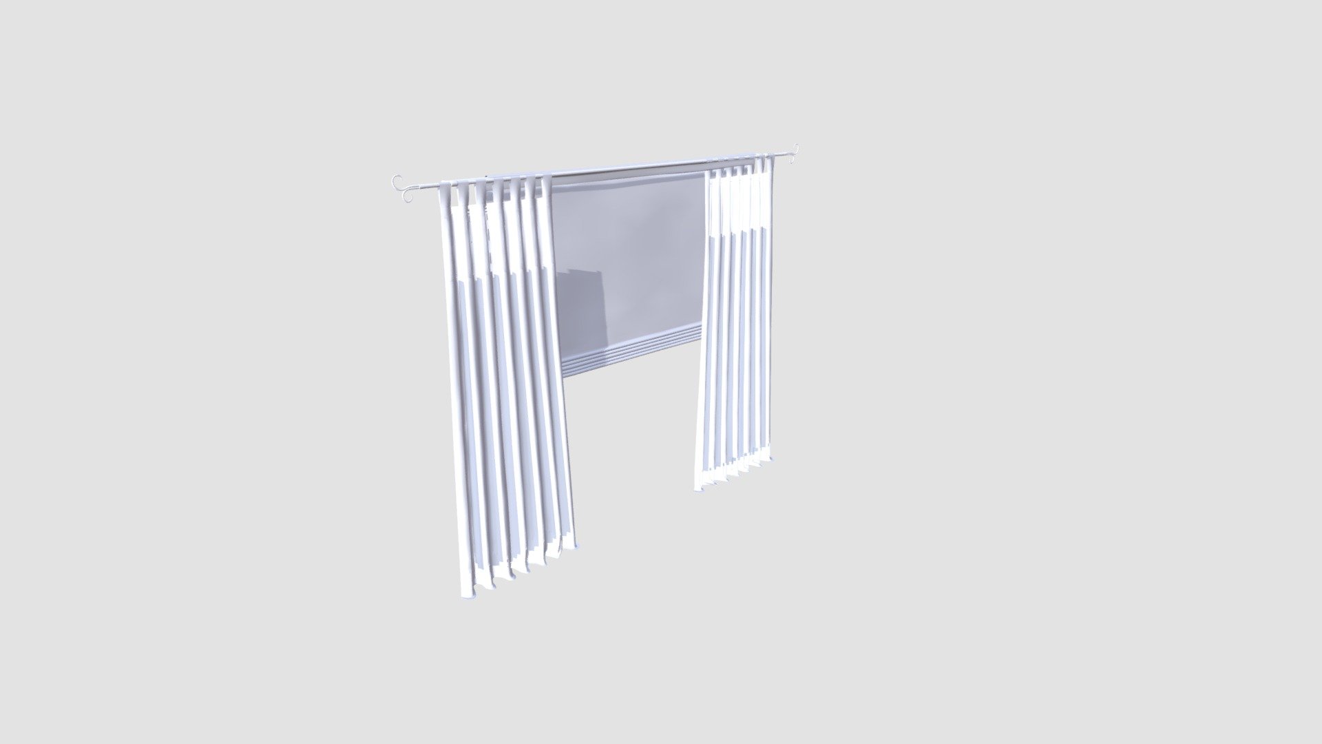 curtain - Buy Royalty Free 3D model by Evermotion [db00d45] - Sketchfab ...