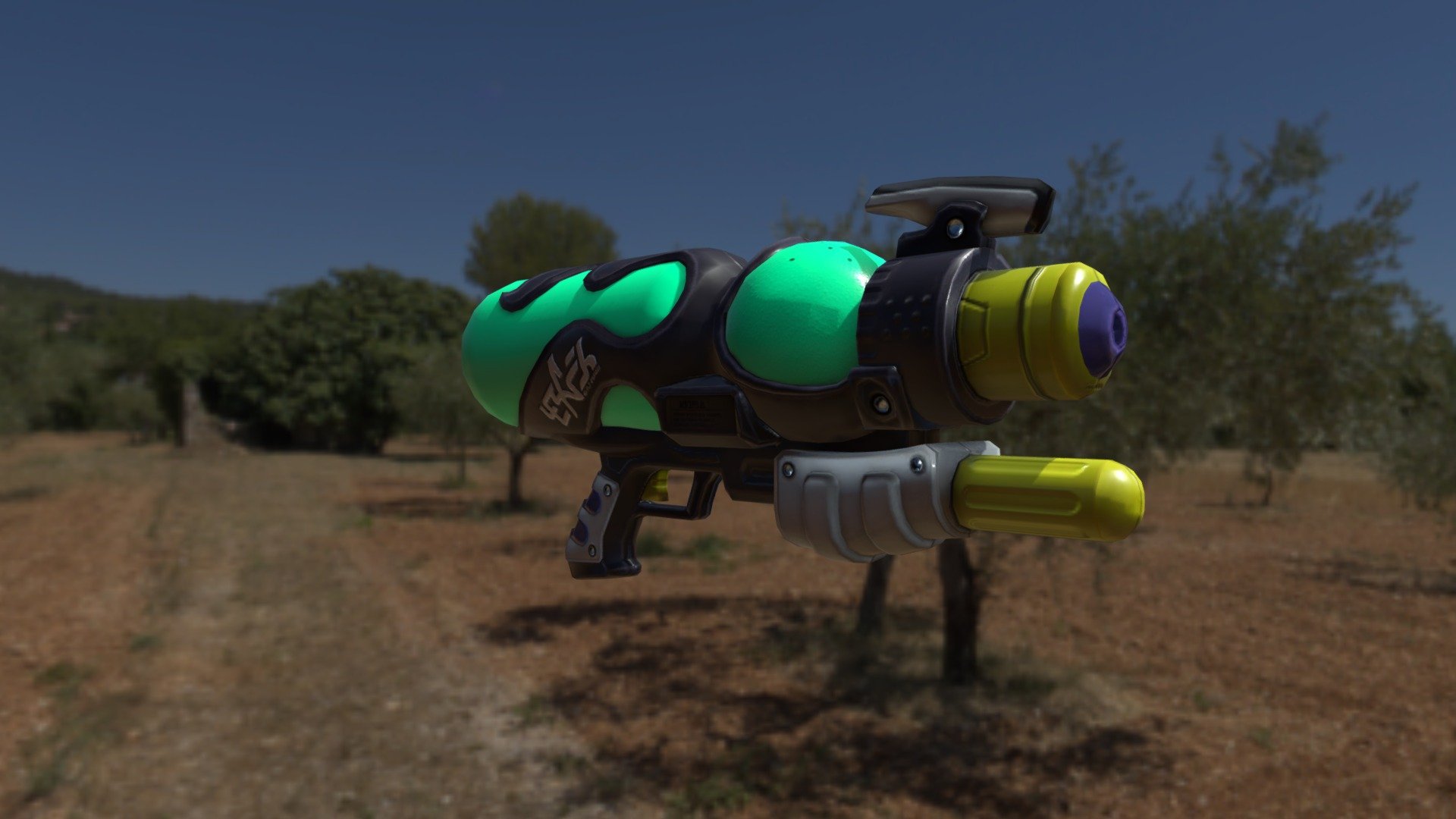 Nintendo Switch - Splatoon 3 - Splattershot Nova - Download Free 3D ...