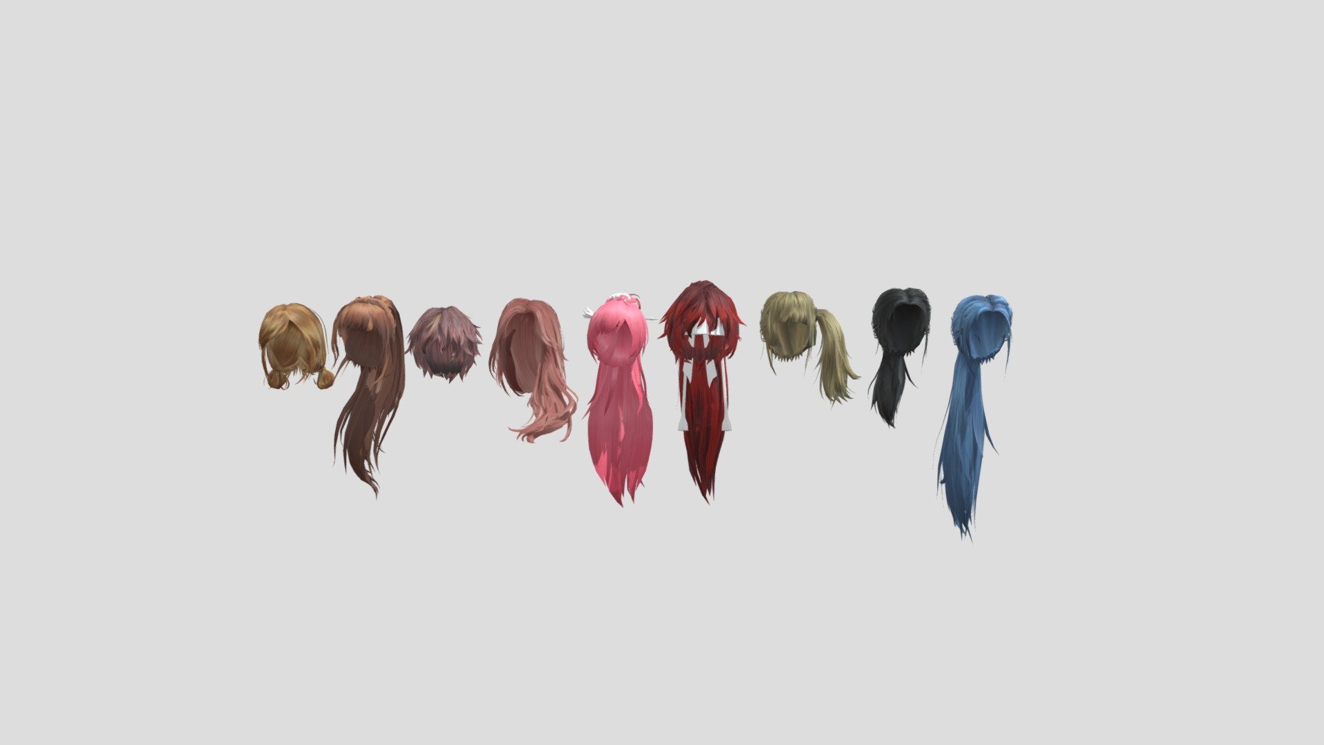 hair color - Download Free 3D model by *Pluem* (@masterchainarong2007 ...