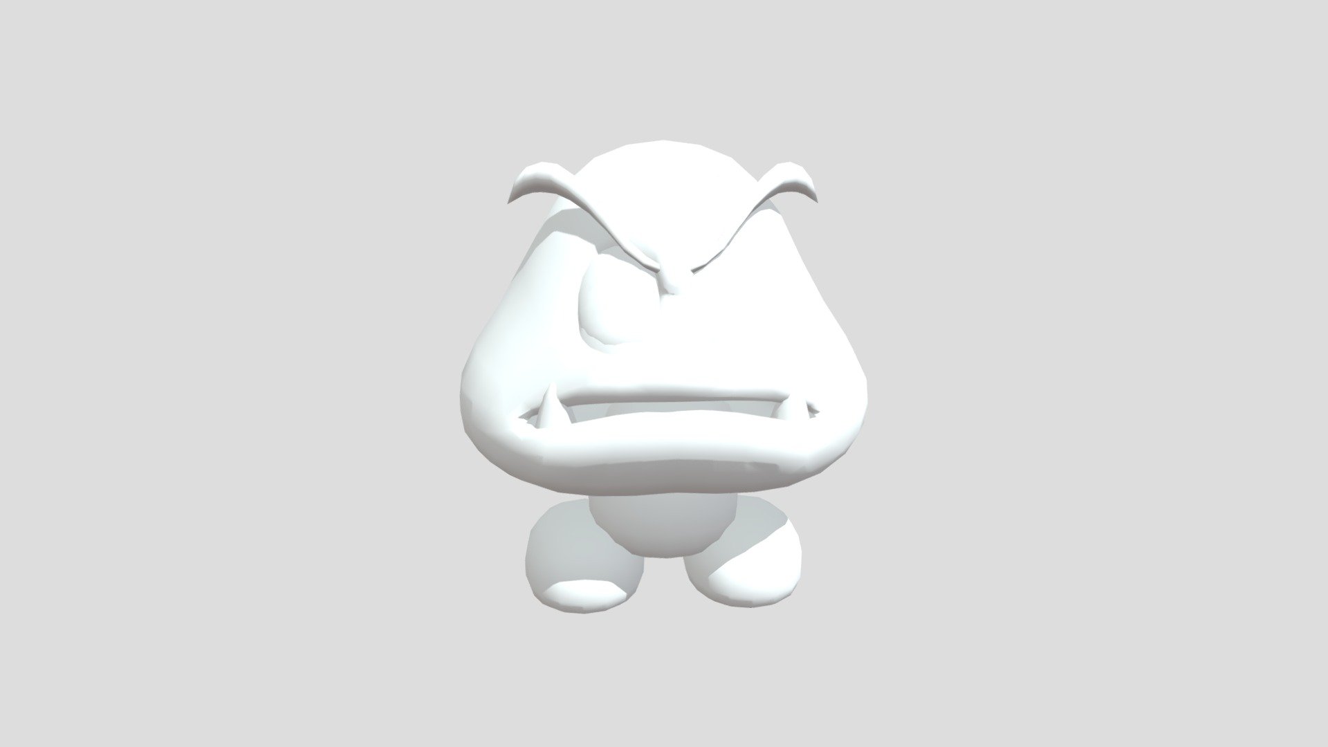 Goomba - Download Free 3D model by oodushegun [db017c9] - Sketchfab