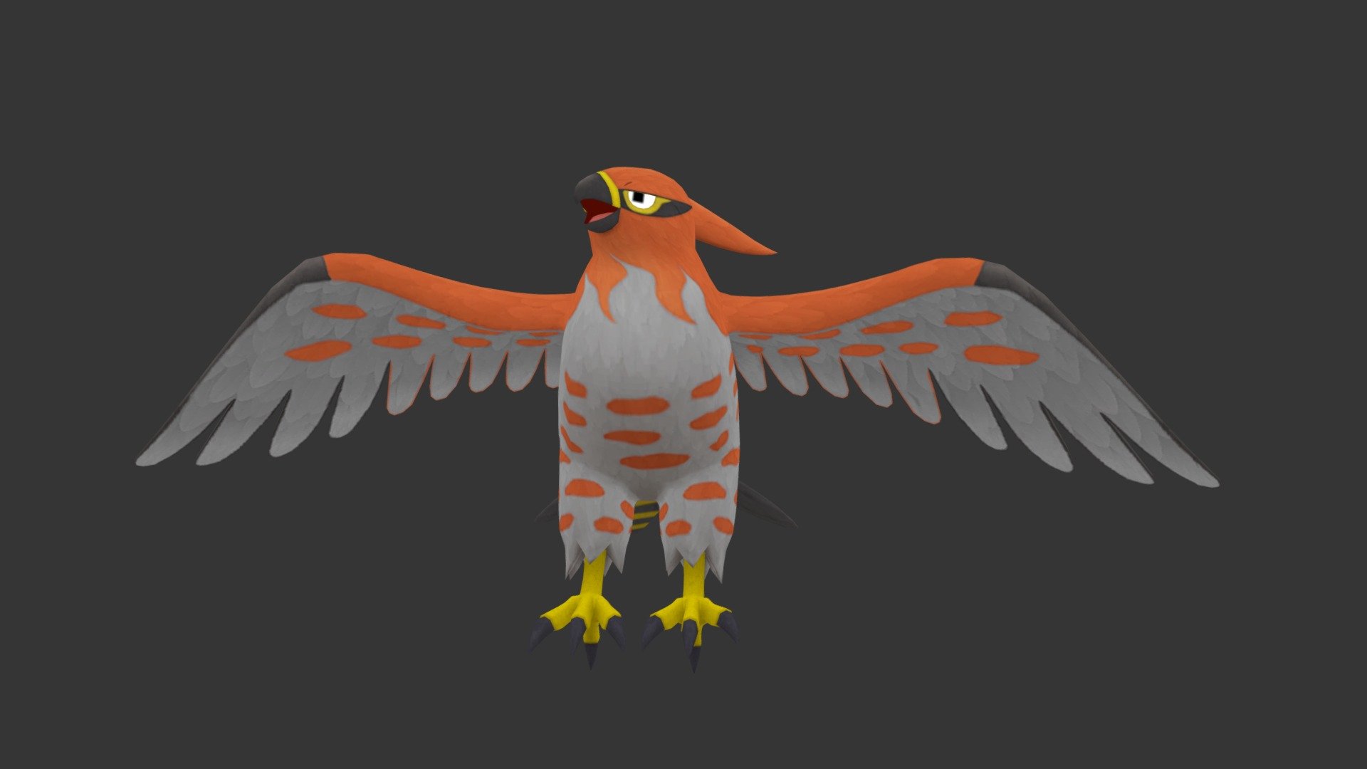 Talonflame Blender Animation - Download Free 3D model by Mariokart07 ...