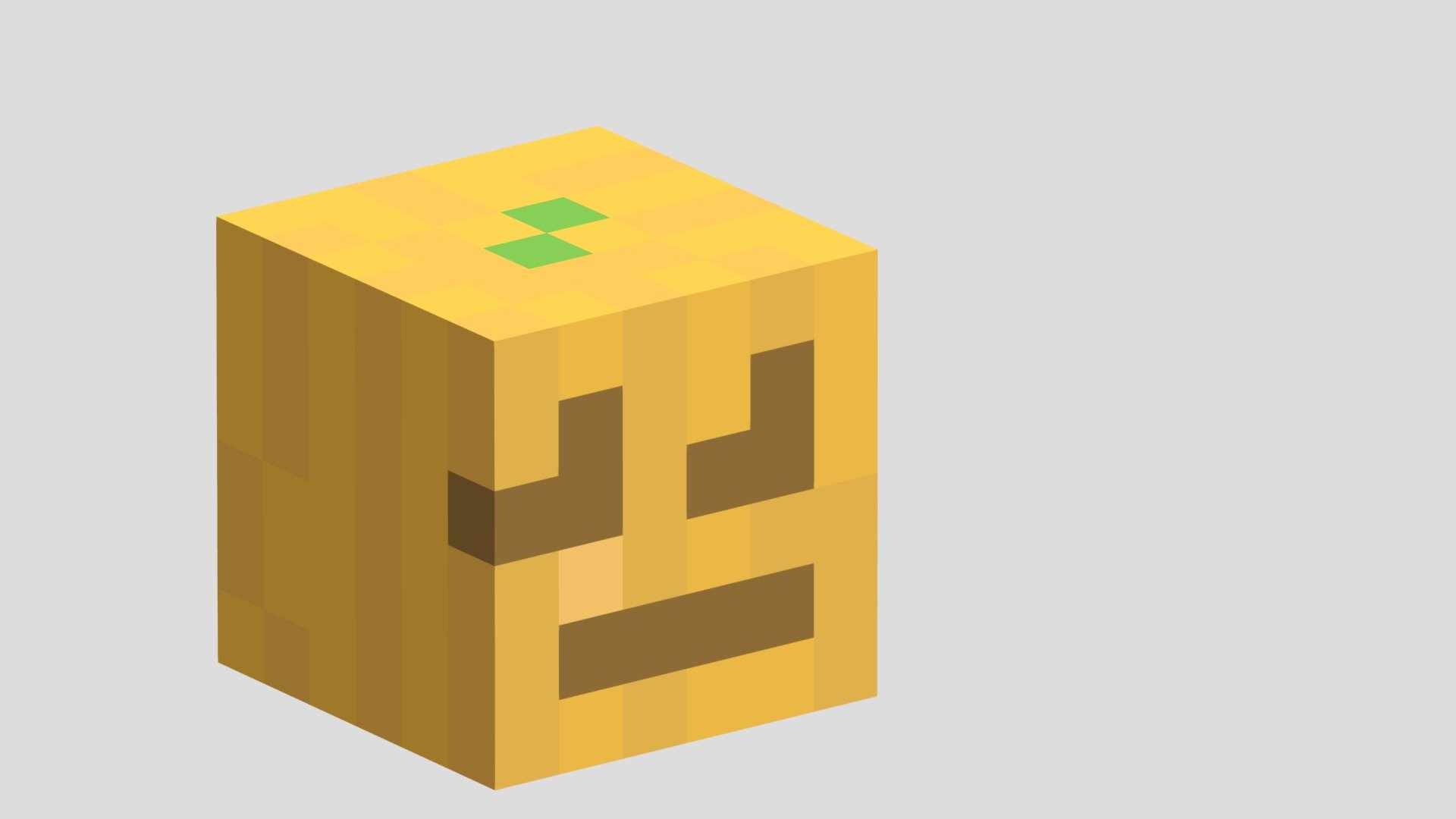 6 Pixel Pumpkin Block - Download Free 3D model by MLAB [db020e3 ...