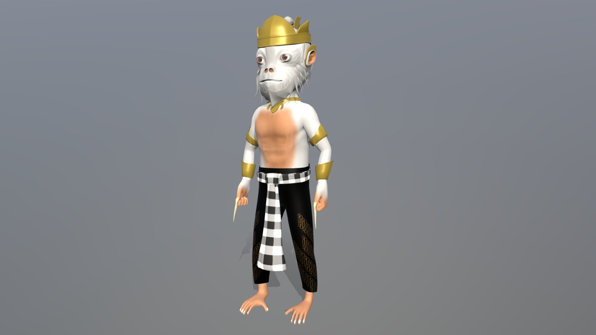Anoman - 3D model by Syahdat setiawan (@sadat_s) [db06d75] - Sketchfab