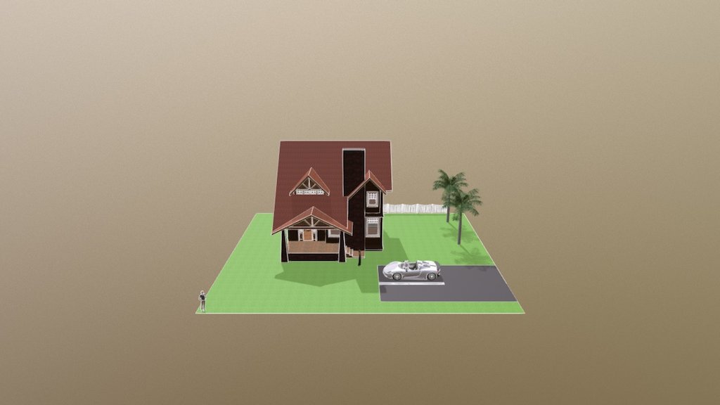 Sketchup class exercise - 3D model by lasirenerusse [db07146] - Sketchfab