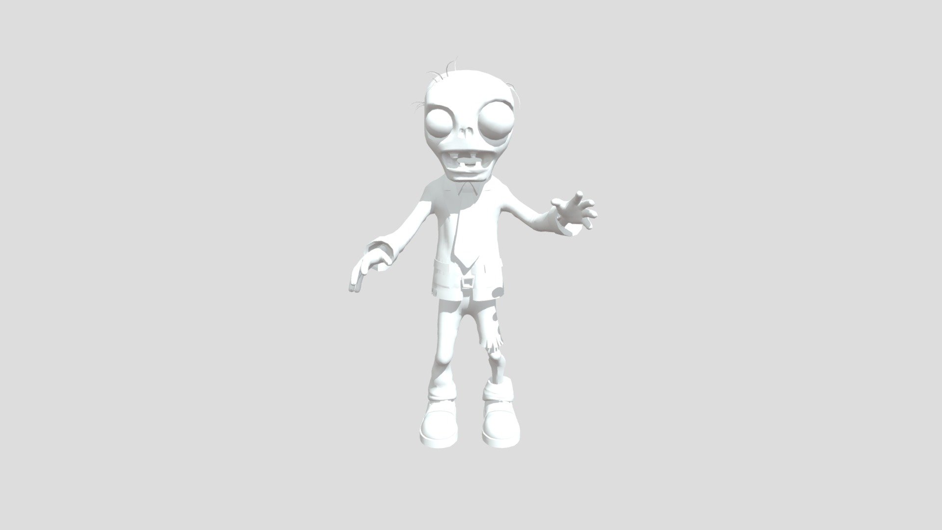 PVZ Zombie - Download Free 3D model by 4YP [db09598] - Sketchfab