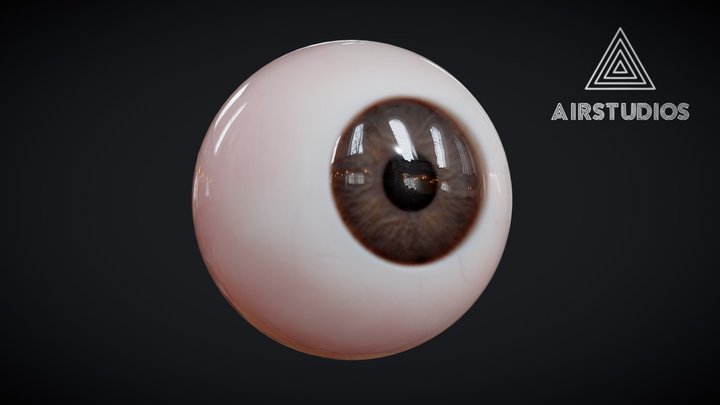 Realistic-eye 3D models - Sketchfab