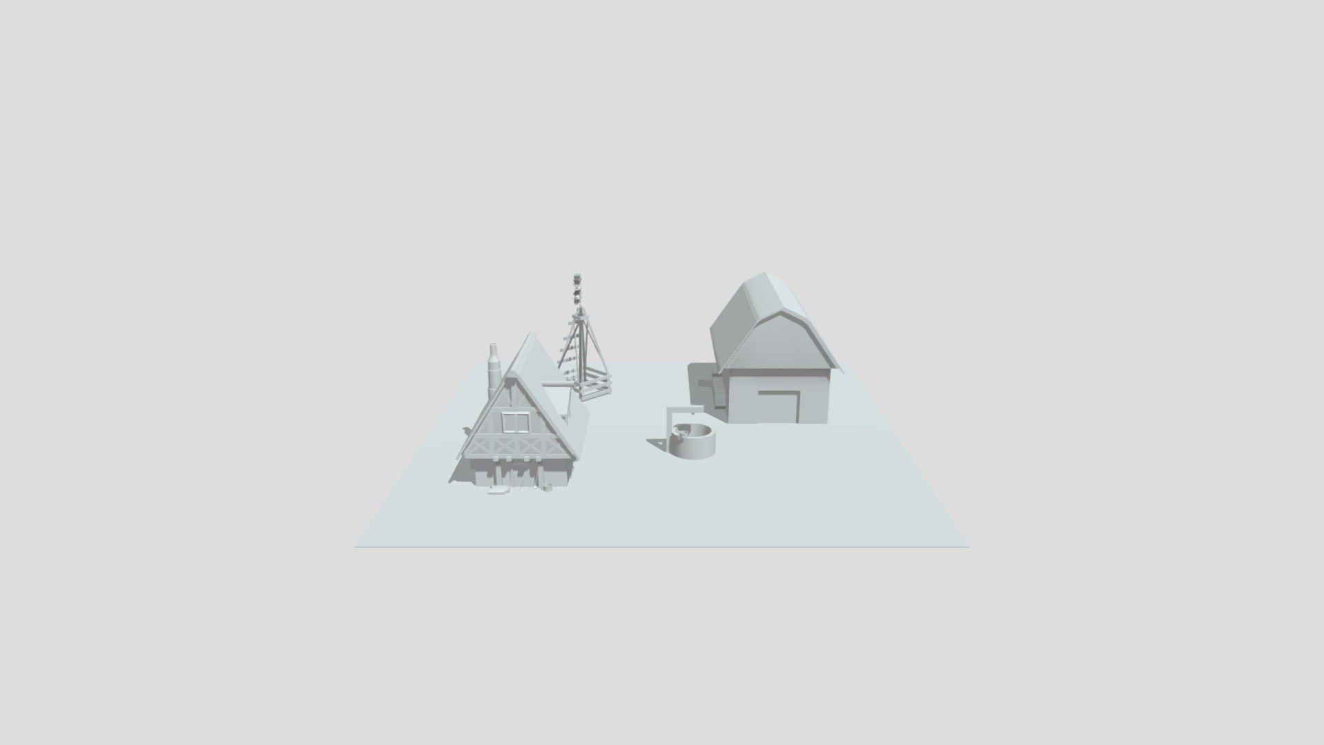 Farm - 3D model by Bricat [db0ed1a] - Sketchfab