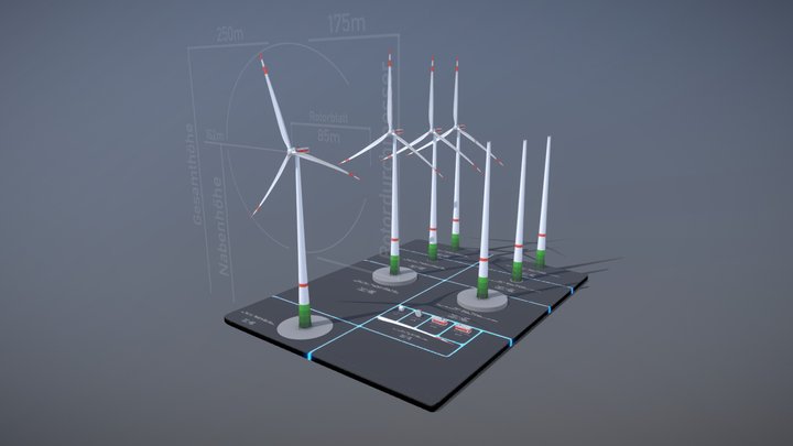 Wind-turbine 3D models - Sketchfab