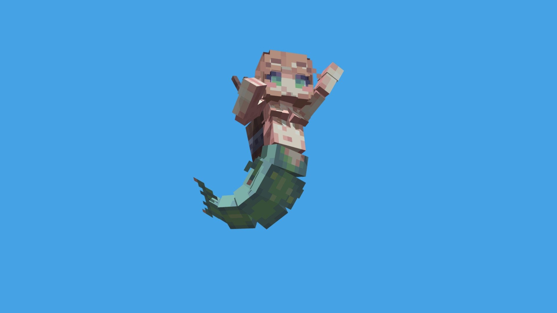mermaid - 3D model by bro (@fgiorehjgdogdd) [db10f37] - Sketchfab