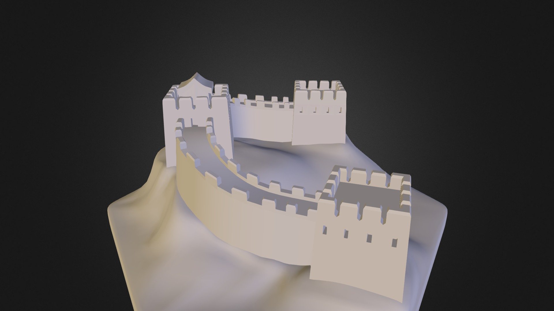 Great Wall - 3D model by jlerobur_2 [db11f24] - Sketchfab