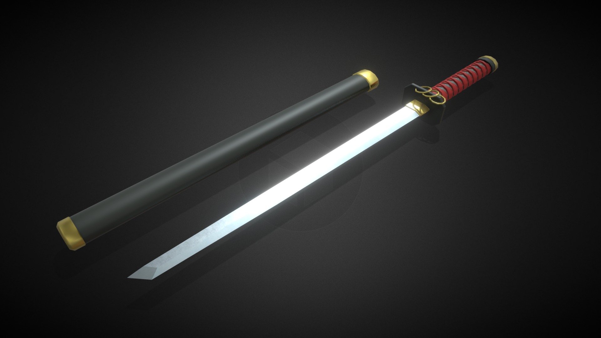 Ninjato Sword 1 - Download Free 3D model by Sir Erdees (@sirerdees ...