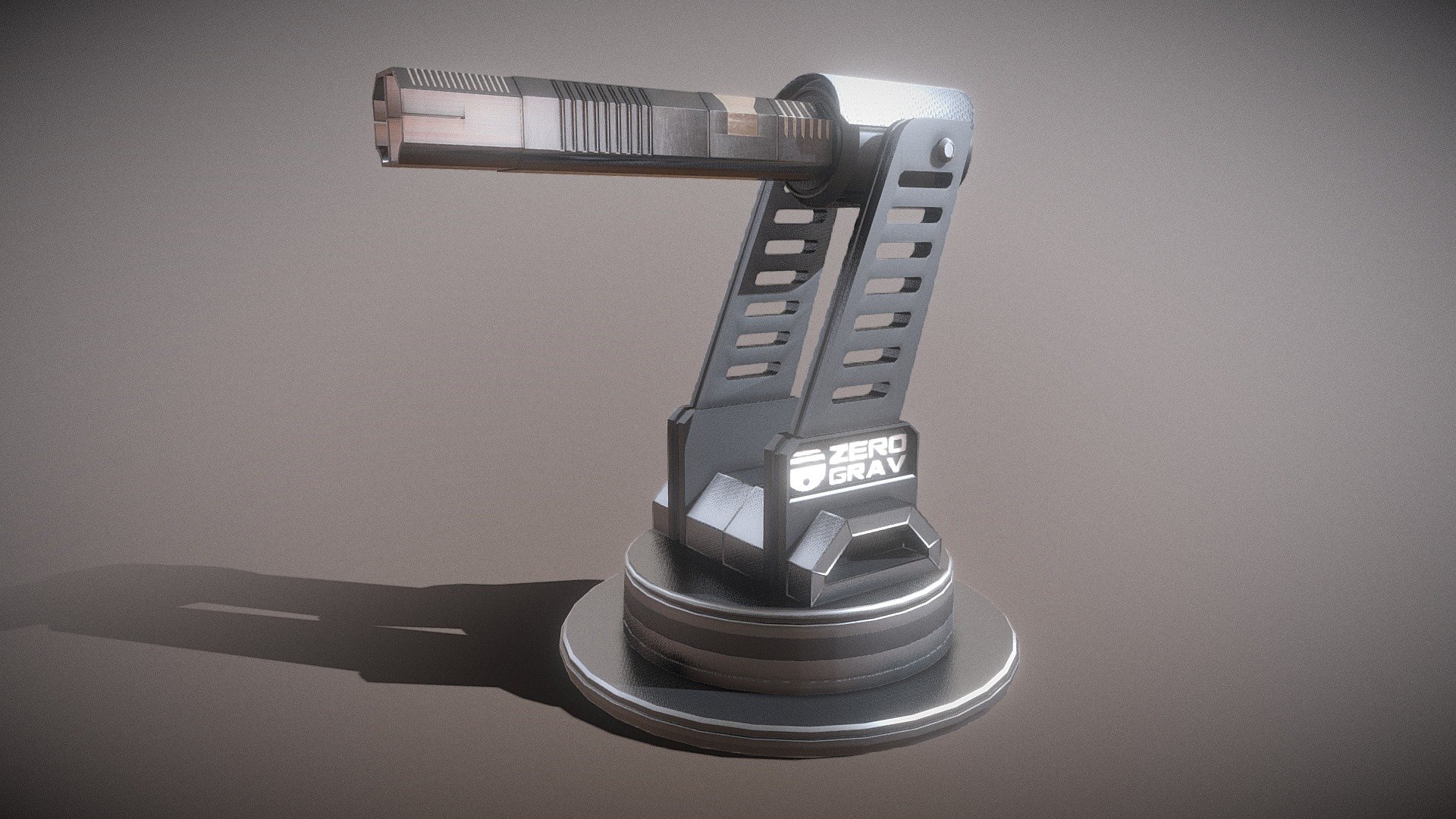 sci-fi Turret Cannon v2 - Download Free 3D model by tekuto1s [db1464b ...