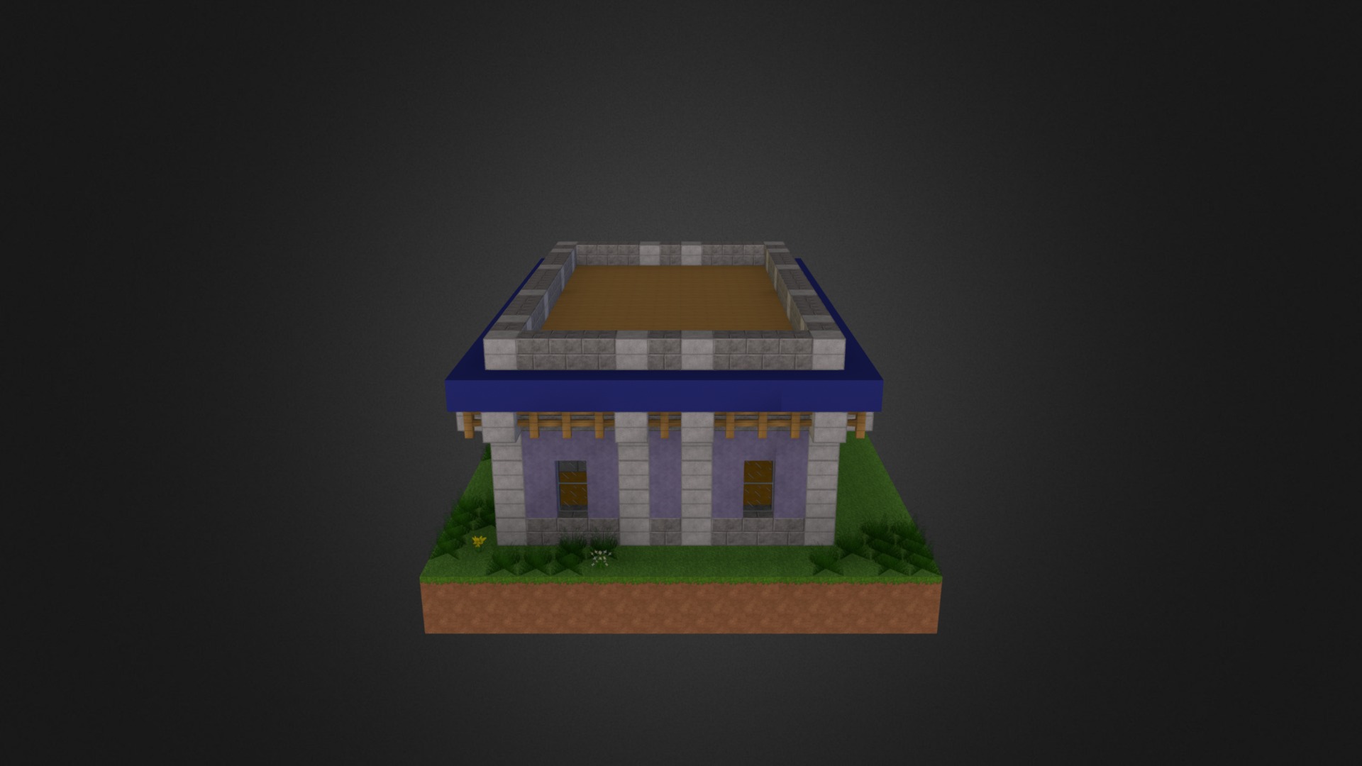 Pixelmon Town P2 - Store - 3D model by rvolution [db149b3] - Sketchfab
