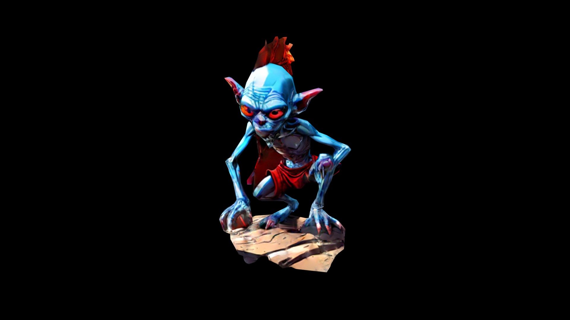 The image features Dobby the house elf from the - Download Free 3D ...