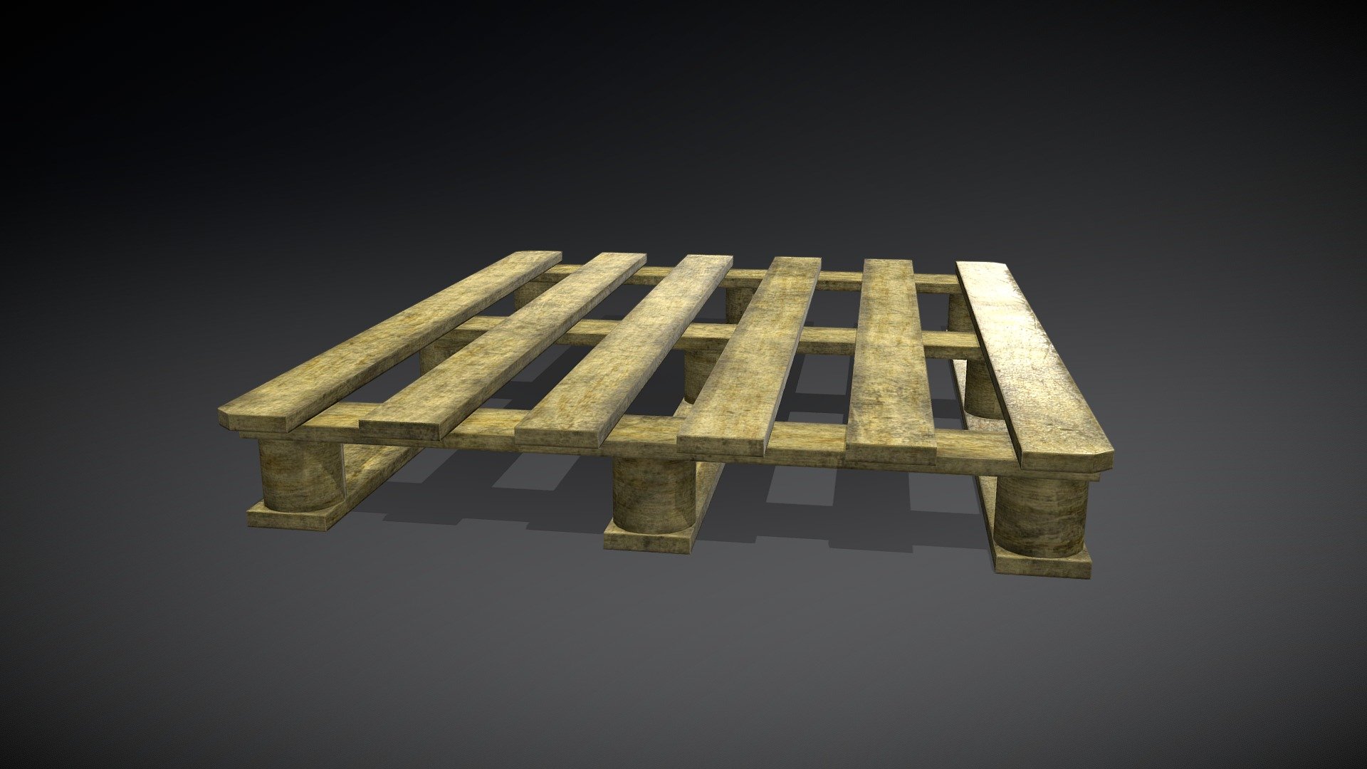 Wooden palette - Download Free 3D model by Reliefy3D (@Krystian.Kulasek ...