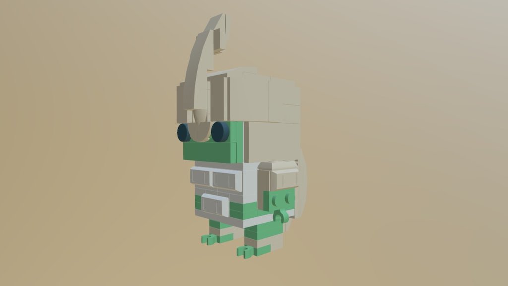 RoA Brickheadz Kragg update1 - 3D model by Aardvark17 [db15829] - Sketchfab