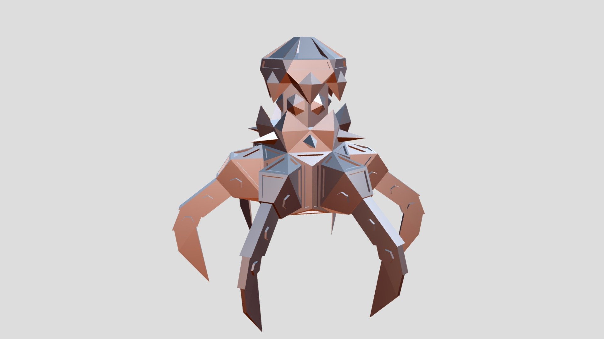 Cybernetic Creeper Crawler - Download Free 3D model by Trockk ...