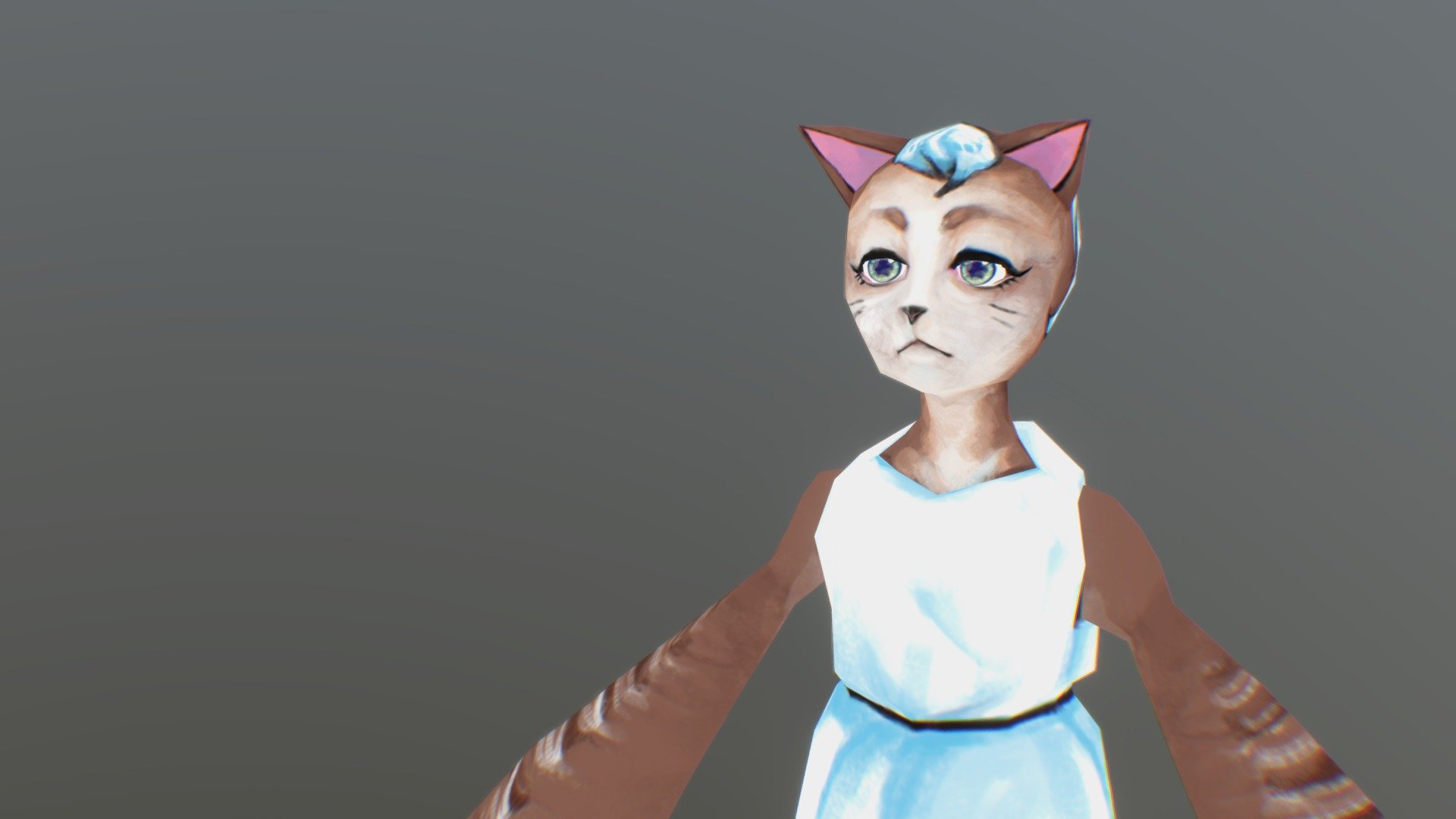 Nyanko - 3D model by eisahanin [db16901] - Sketchfab