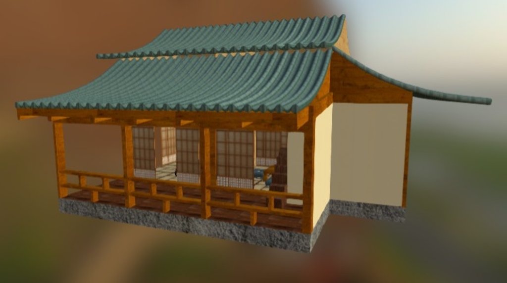 Japanese House - 3D model by Vasco Silva (@kakokun) [db1769d] - Sketchfab