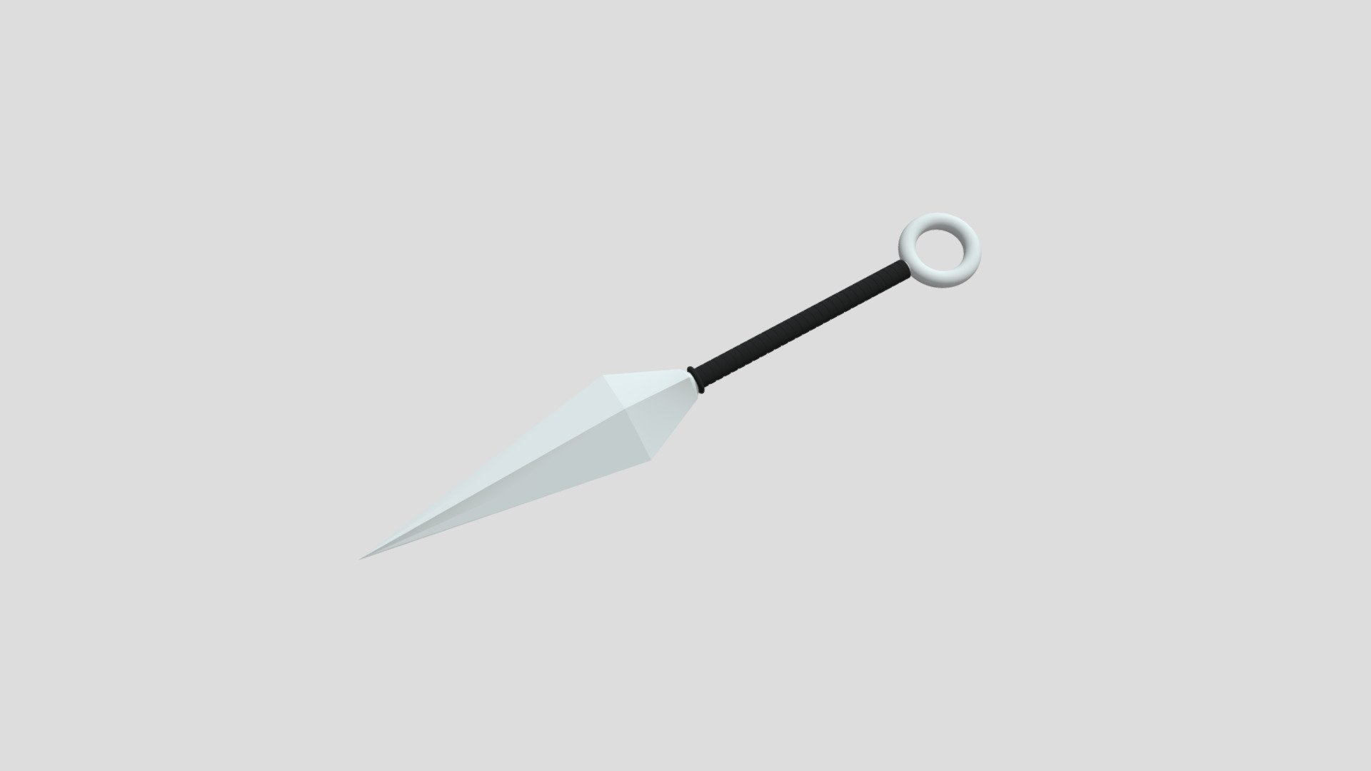 Japanese Kunai Dagger - 3D model by Nebulus (@atuor) [db17fa3] - Sketchfab