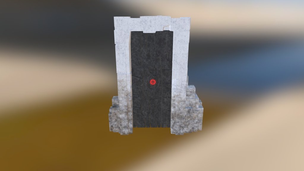 Ancient_Gate - 3D model by Dazzling (@dazling) [db1818e] - Sketchfab