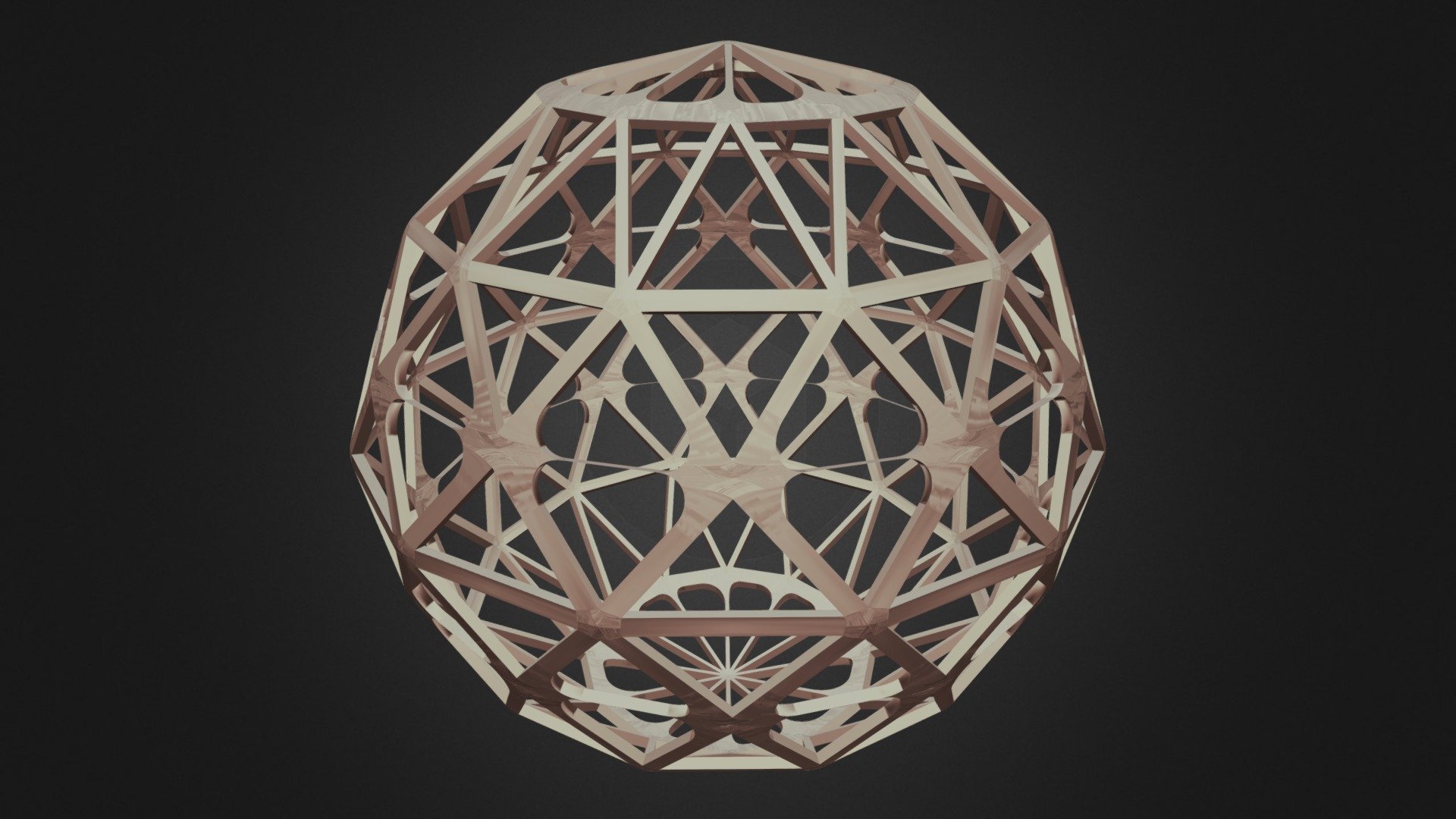 Wireframe Shape Geometric Sphere Cut Diamond - Buy Royalty Free 3D ...