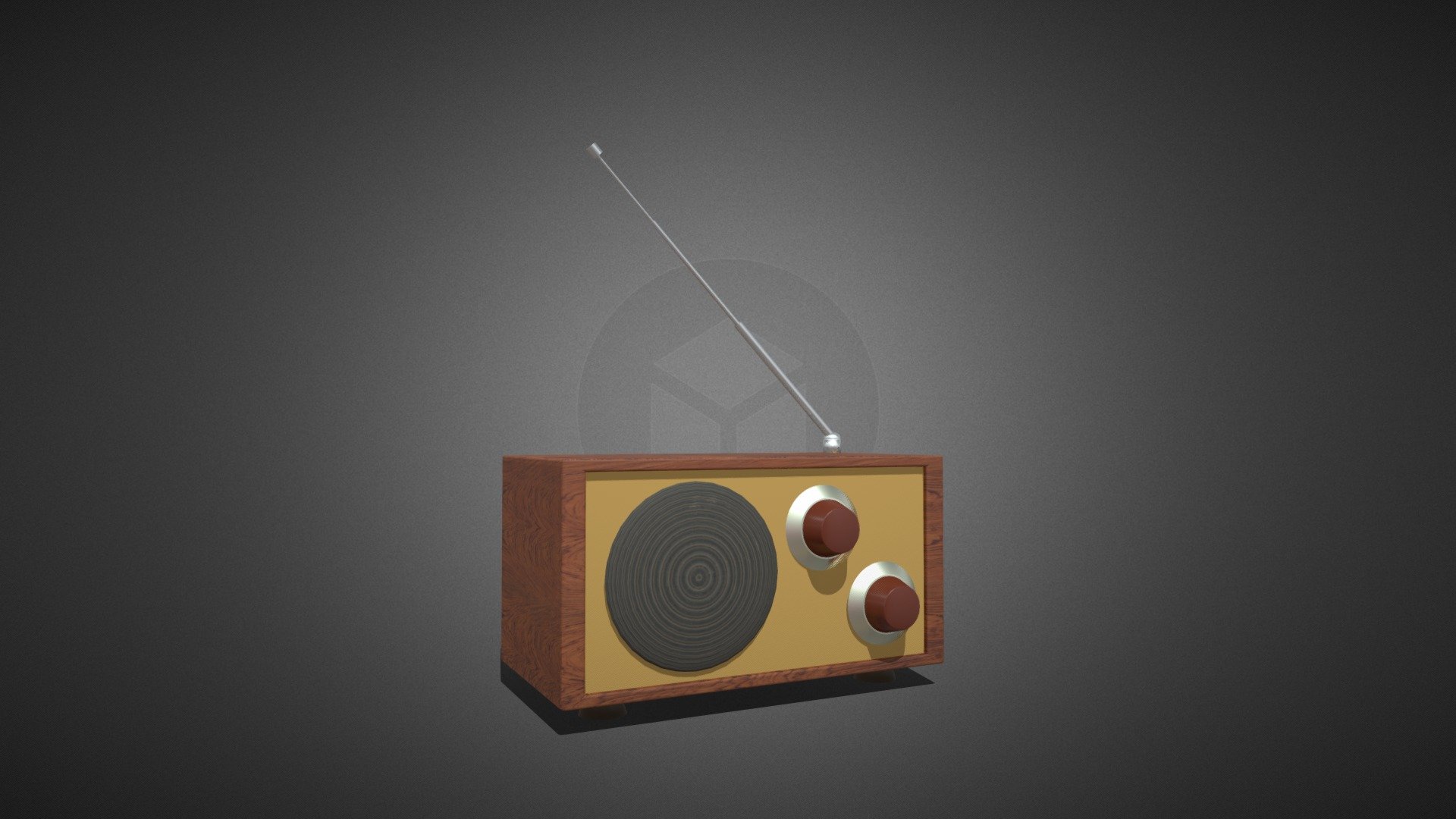 Radio - 3D model by MaggieMakes [db1e174] - Sketchfab