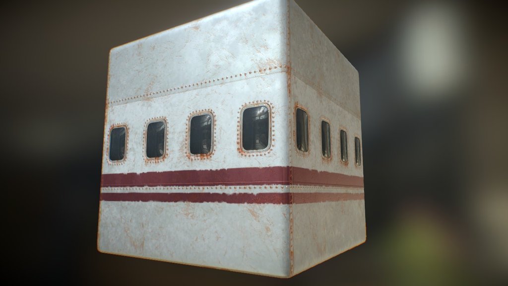 Plane Cabin Wreck - 3D model by Fabien Forestier (@ledjinn) [db1e85e ...