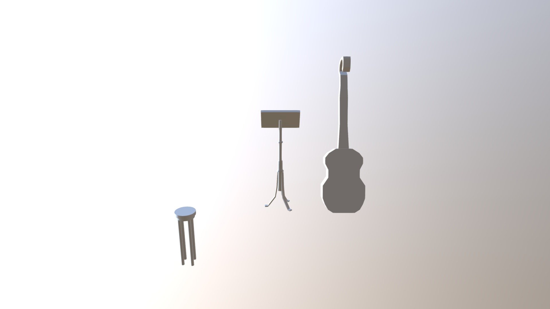 Music Pieces - 3D model by lukegill8731 [db1edc1] - Sketchfab