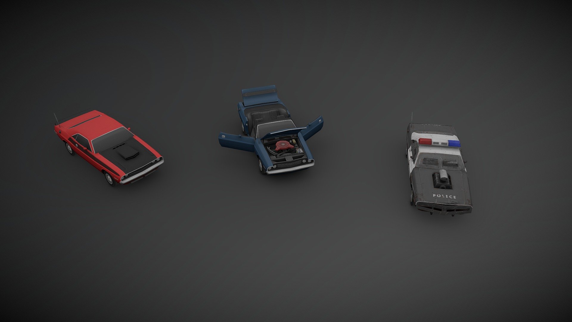 '70 Dodge Challenger - 3D model by KI5 (@KI5mods) [db205b2] - Sketchfab