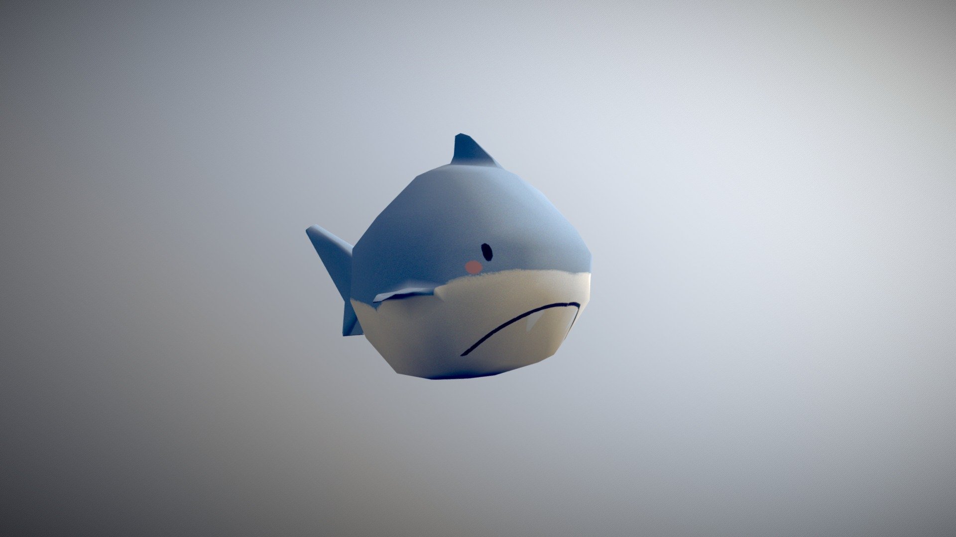 Little Shark - 3D model by oneredleaf [db20b63] - Sketchfab