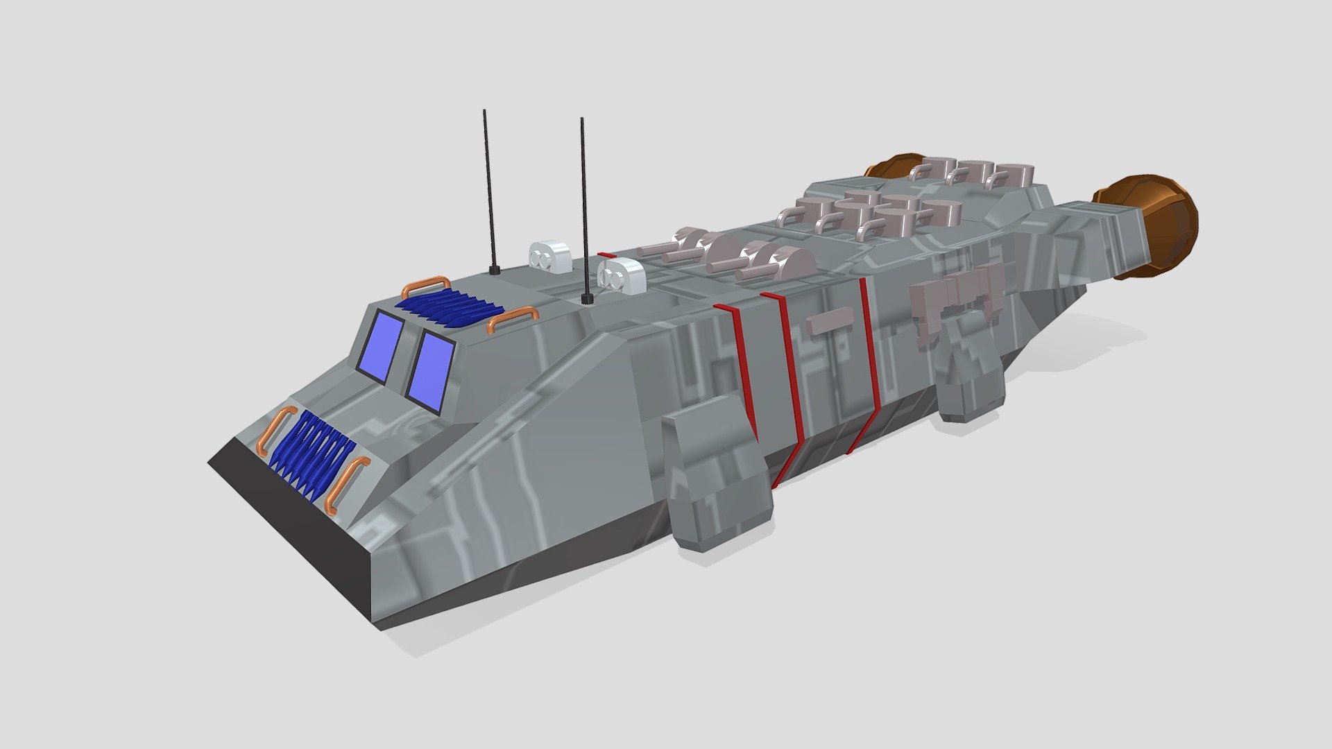 Alien Spaceship - Buy Royalty Free 3D model by Merlin-101 [db20d0b ...
